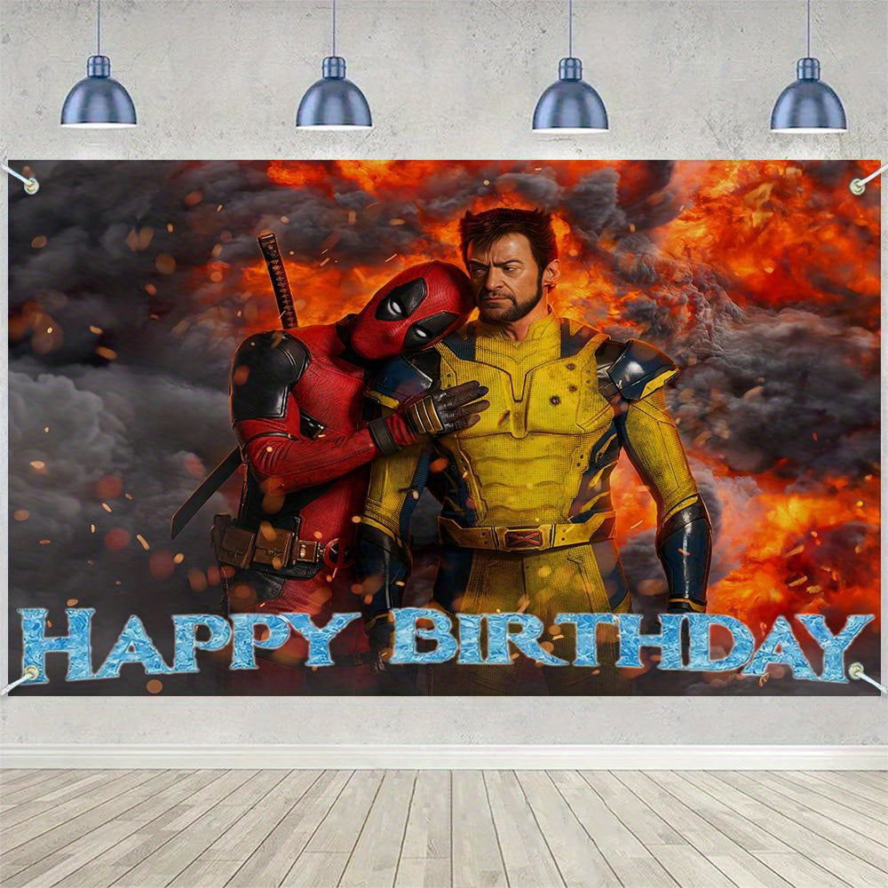 Deadpool Theme Birthday Party Decorations, Deadpool Birthday Party ...