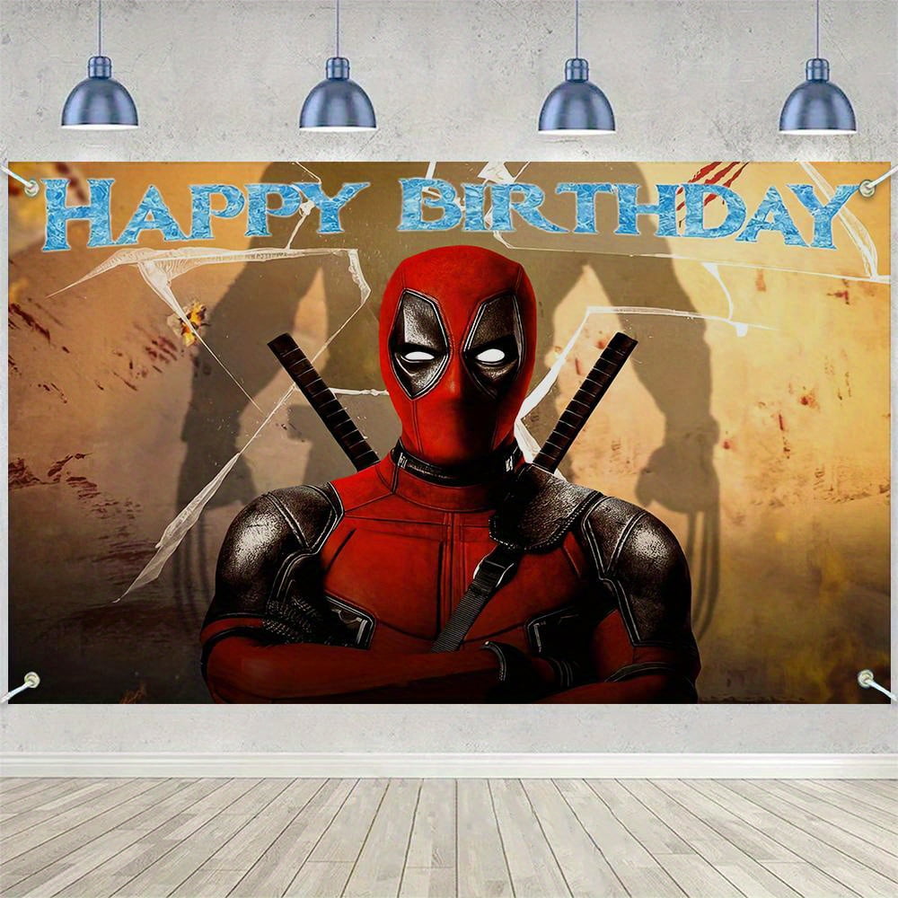 Deadpool Theme Birthday Party Decorations, Deadpool Theme Birthday ...