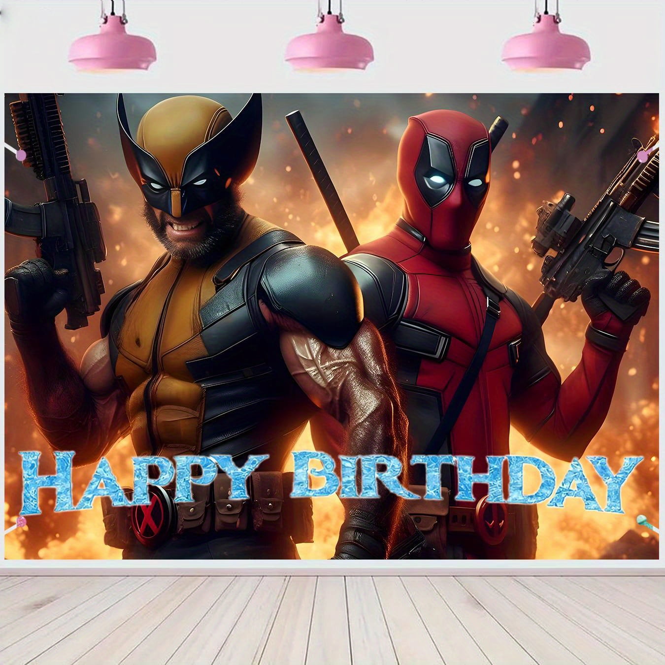 Deadpool Theme Birthday Party Decorations, Deadpool Theme Birthday ...