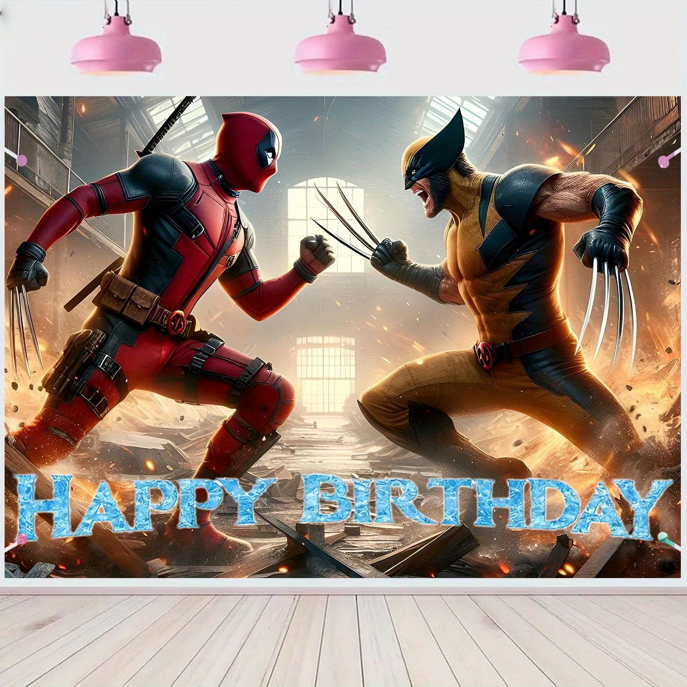 Deadpool Theme Birthday Party Decorations, Deadpool Theme Birthday ...