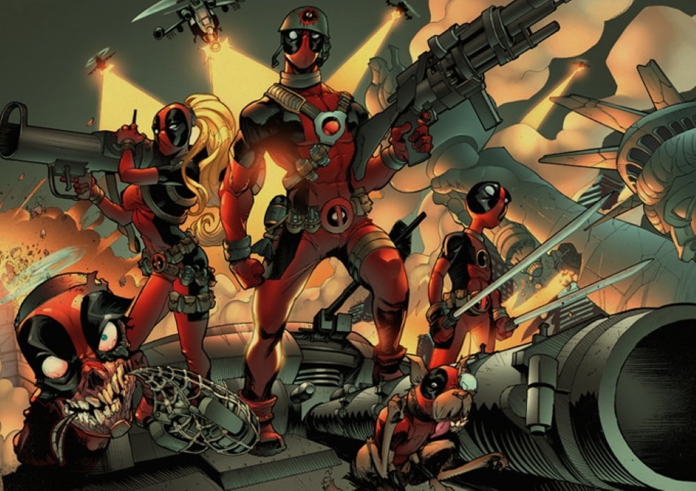 Deadpool Theme DIY Diamond Painting Kits for Adult，5D Full Drill Craft ...