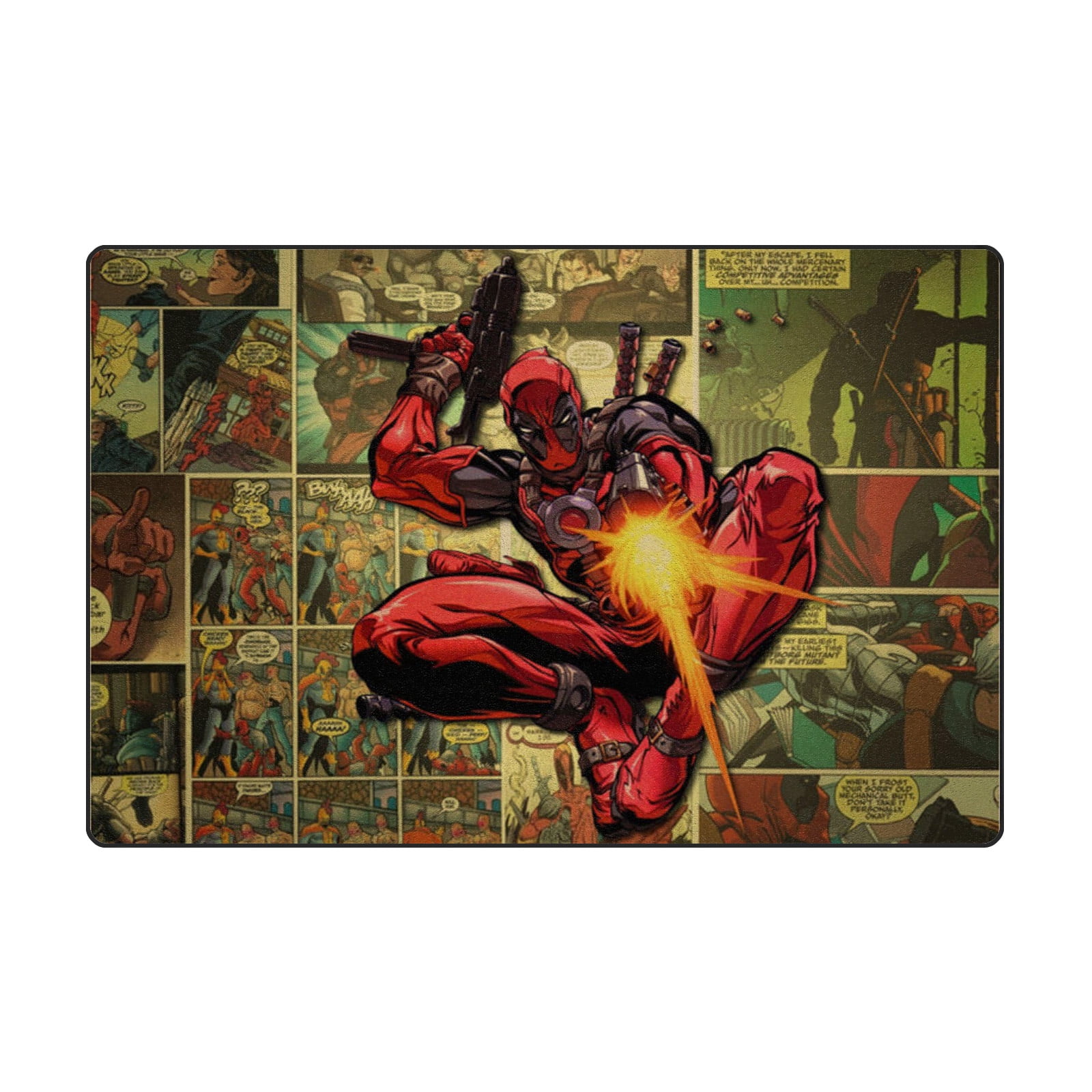 Deadpool Theme Mat Home Kitchen Decor Non Slip Washable Indoor Door Mat ...