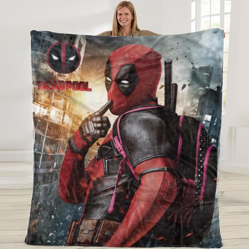 Deadpool Throw Blanket Gifts Present Merch for Teen Girls Men Boys ...