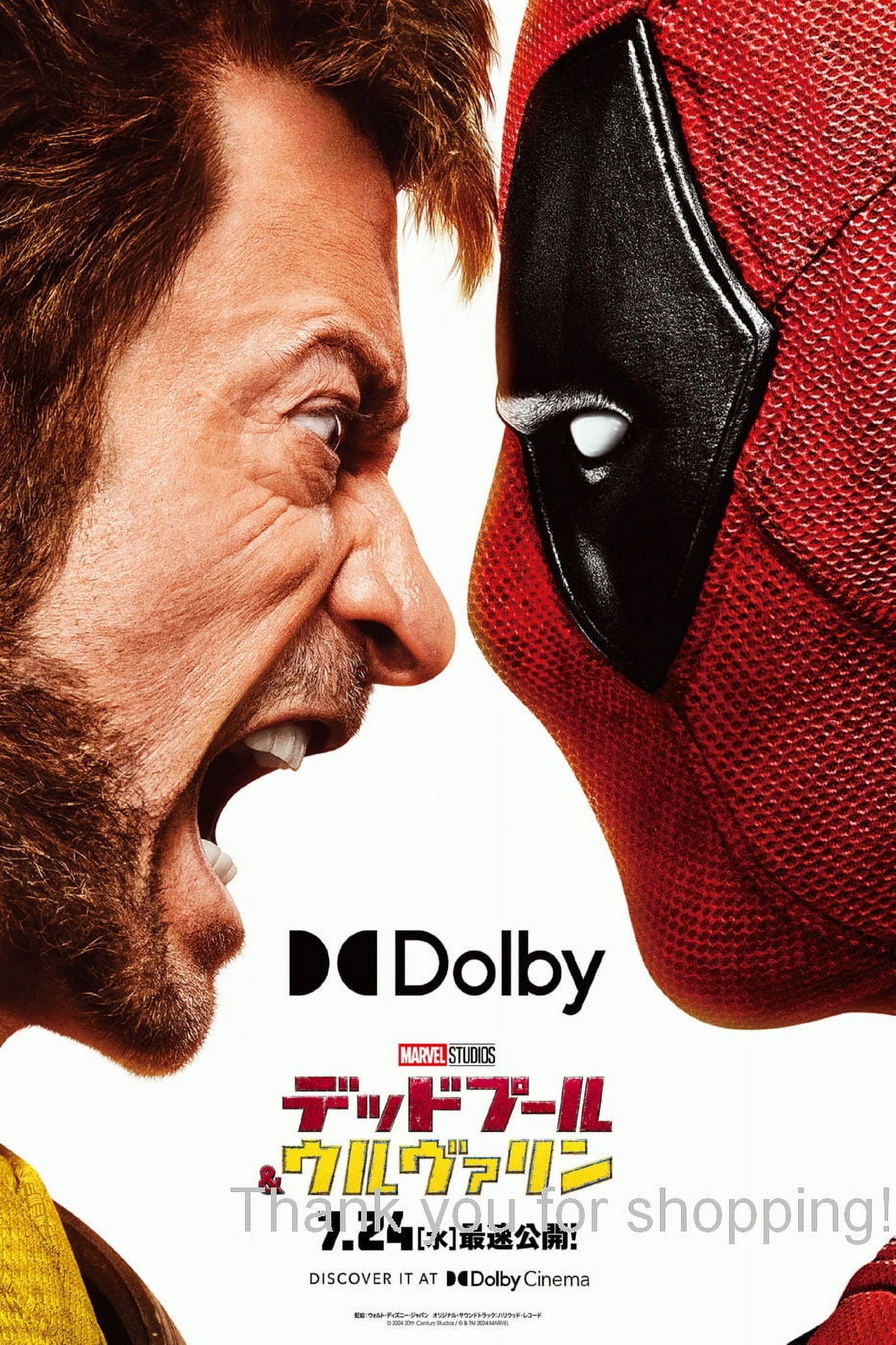 Deadpool Vs Wolverine Japanese Movie Poster 27x40 27"x40" #M01 ...