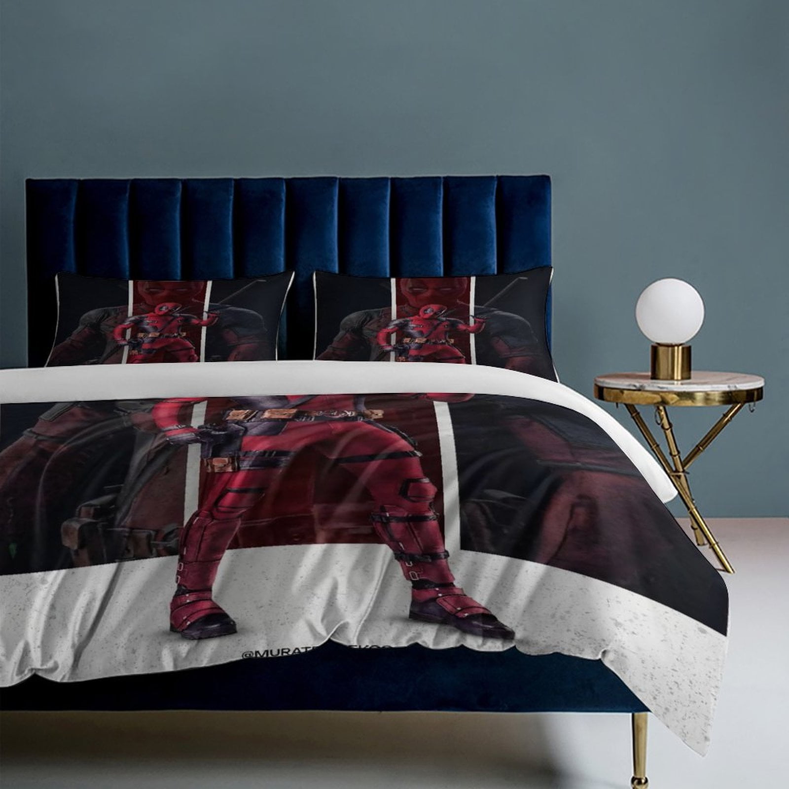 Deadpool Wallpaper - Poster Duvet Cover Set,Bedding for Boys Girls Kids ...