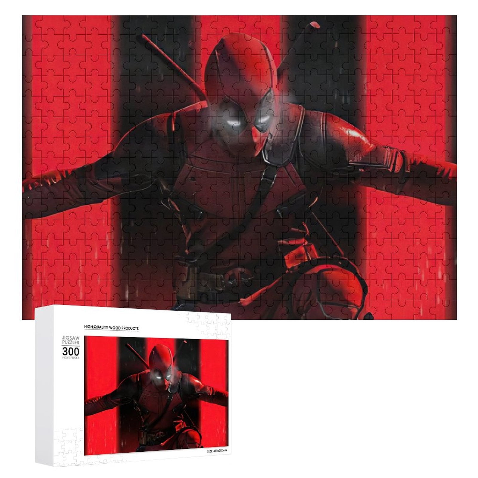 Deadpool Wallpaper Puzzles for Kids Ages 4-8 Year Old,Puzzles,300 Piece ...