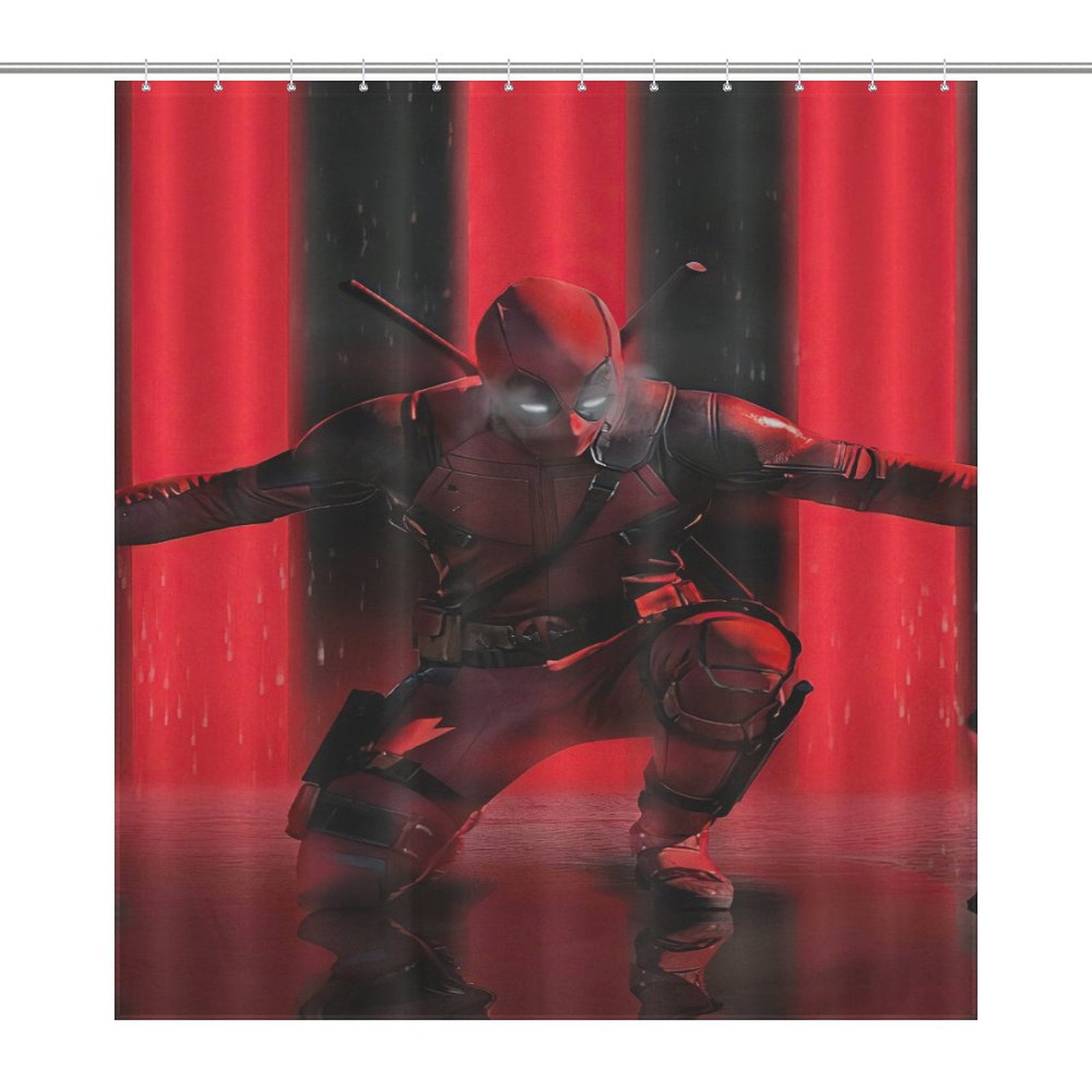 Deadpool Wallpaper Shower Curtain,Shower Curtains for Bathroom,Cloth ...