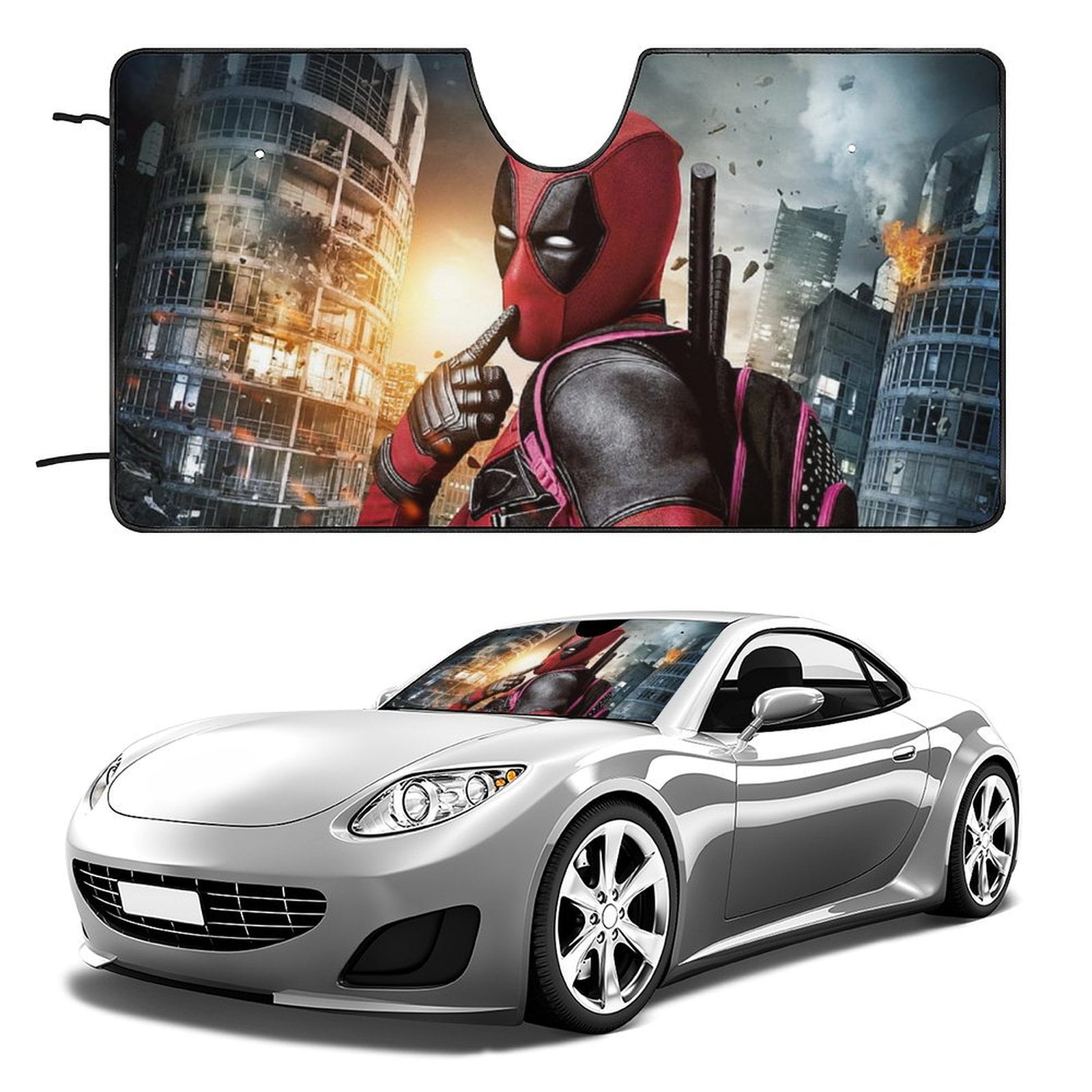 Deadpool Windshield Sun Shade - Car Sun Shade Windshield Keeps Interior ...