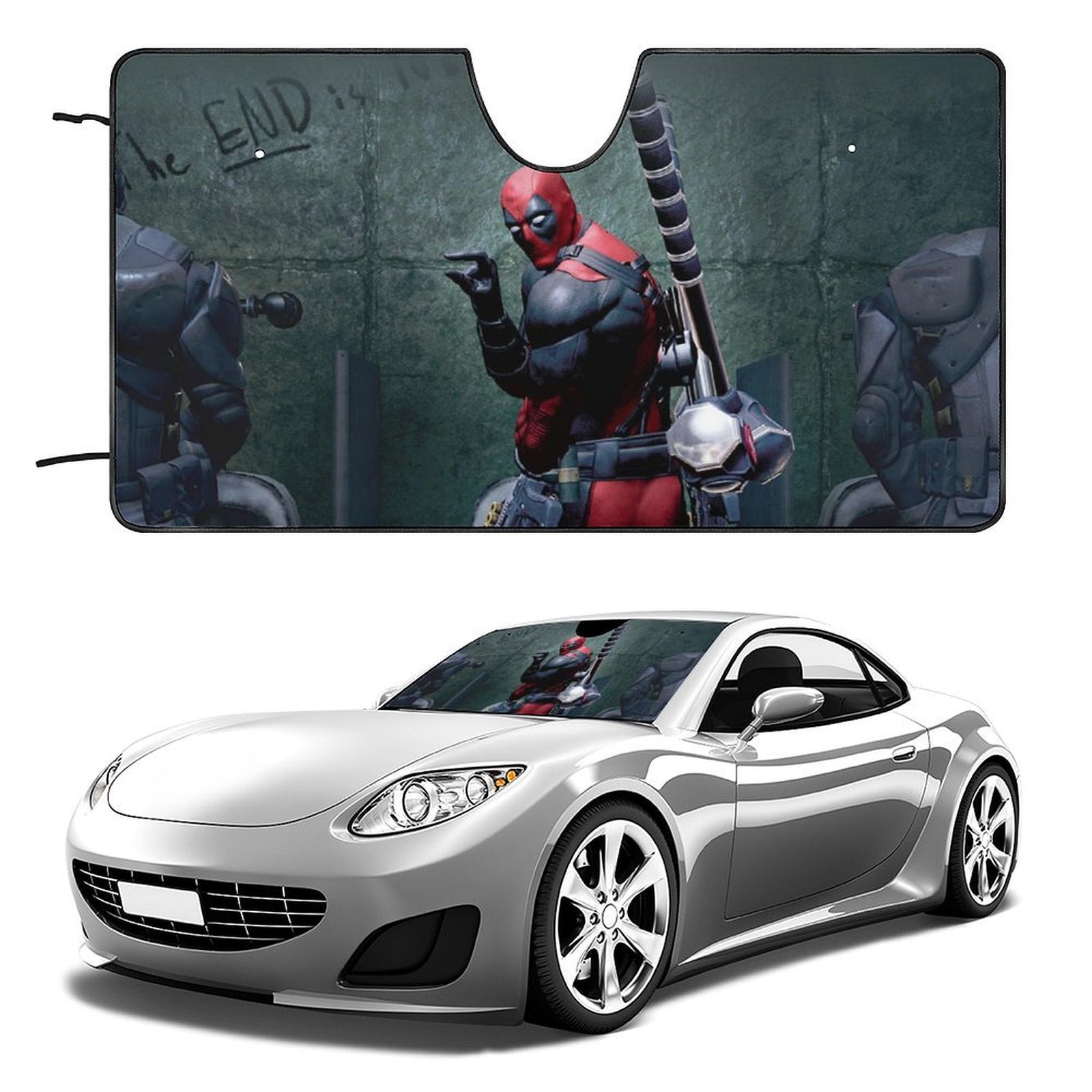 Deadpool Windshield Sun Shade - Car Sun Shade Windshield Keeps Interior ...
