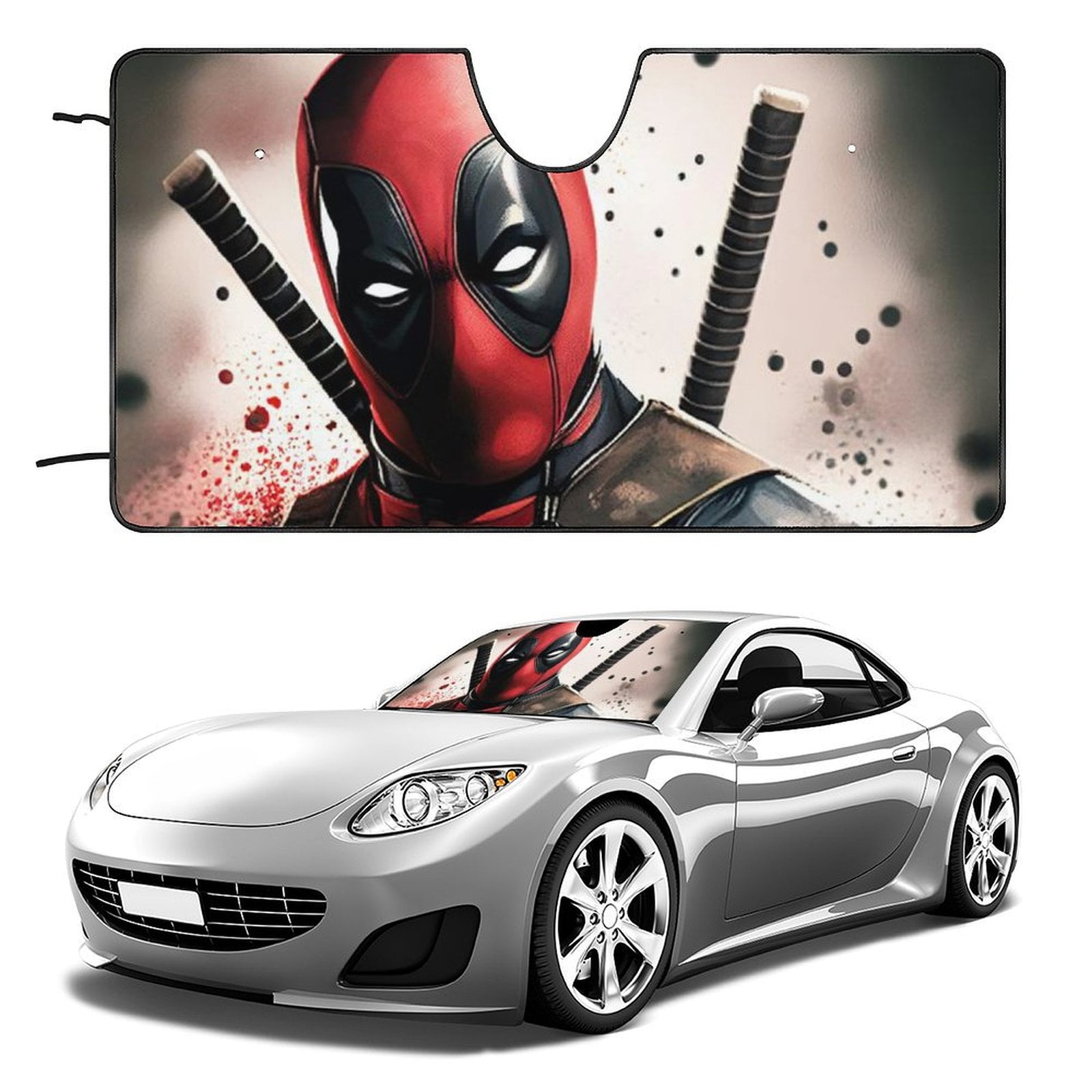 Deadpool Windshield Sun Shade - Car Sun Shade Windshield Keeps Interior ...