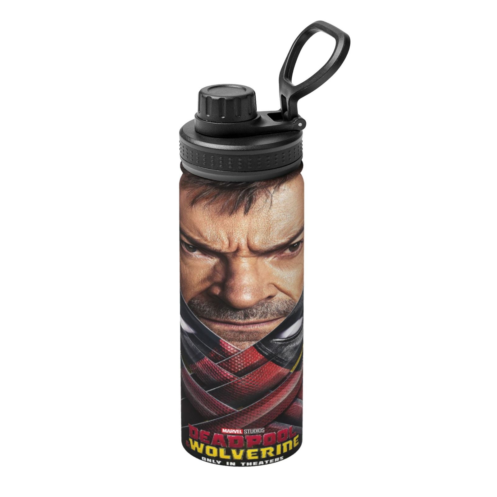 Deadpool & Wolverine 18 oz Insulated Water Bottle, Reusable Stainless ...