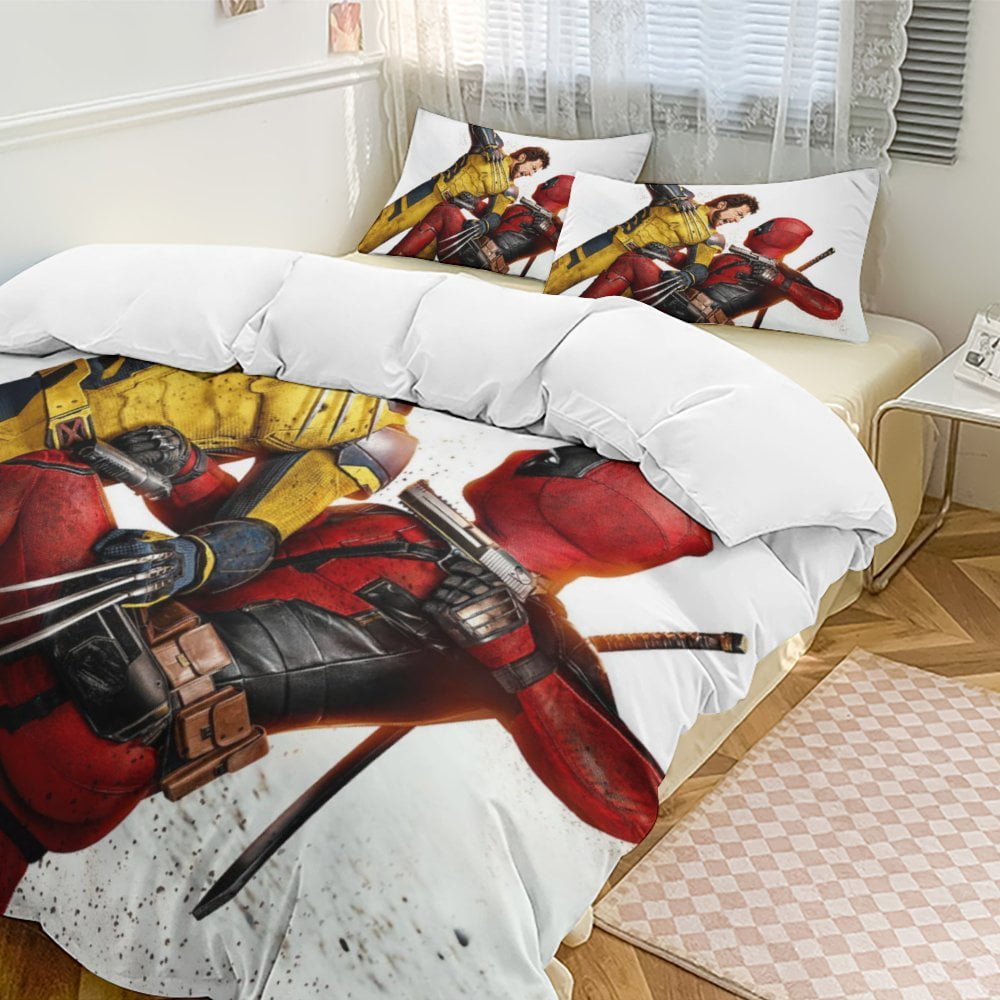 Deadpool & Wolverine 3-Piece Bedding Set Warm And Comfortable Soft ...