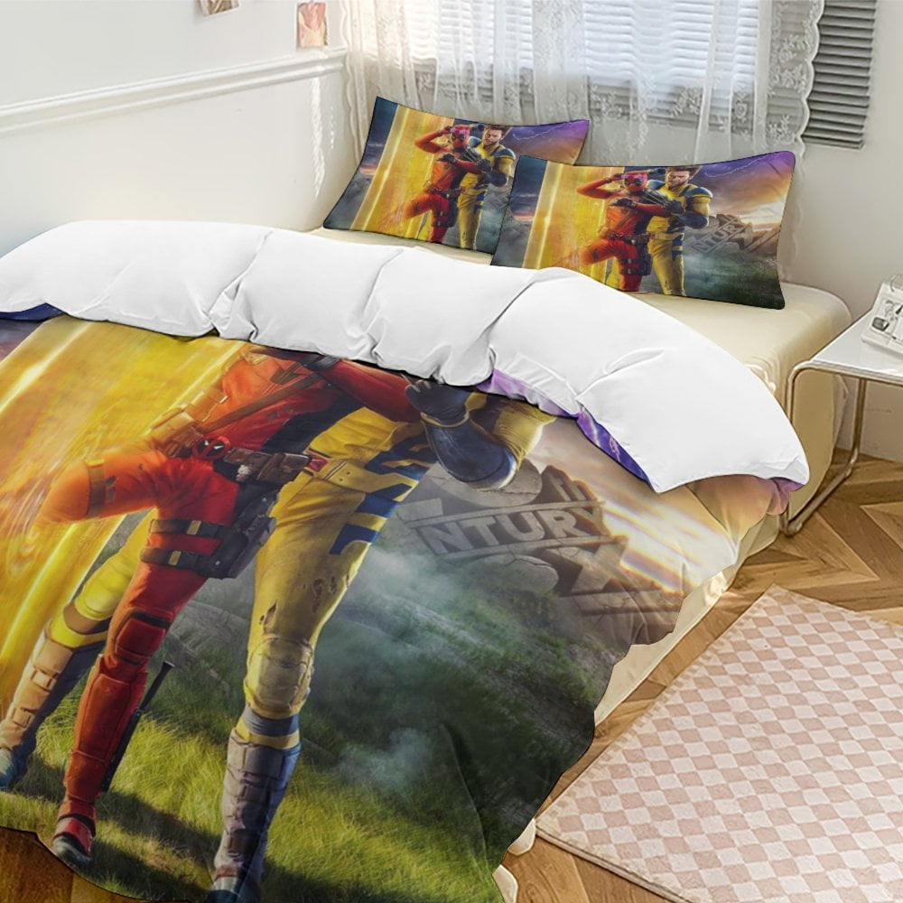 Deadpool & Wolverine 3-Piece Bedding Set Warm And Comfortable Soft ...