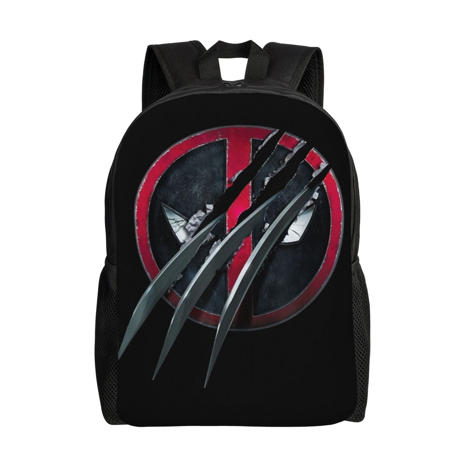 Deadpool Wolverine Backpack, 3D Printed Cartoon Laptop Bag Bookbag ...