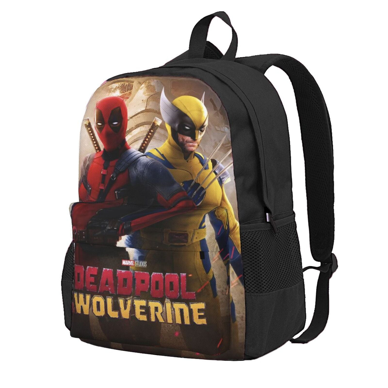 Deadpool & Wolverine Backpack Book Bags Casual Daypack For Travel Work ...