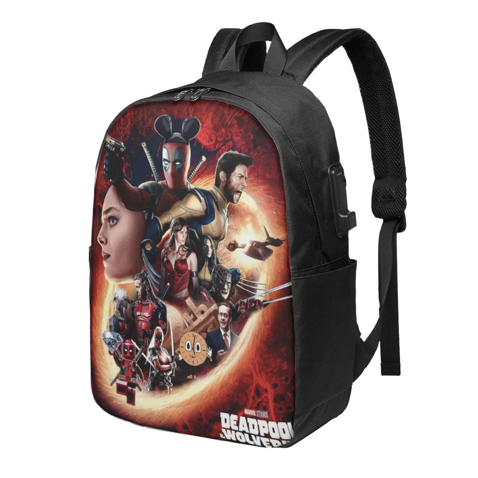 Deadpool & Wolverine Backpack Book Bags Casual Daypack For Travel Work ...