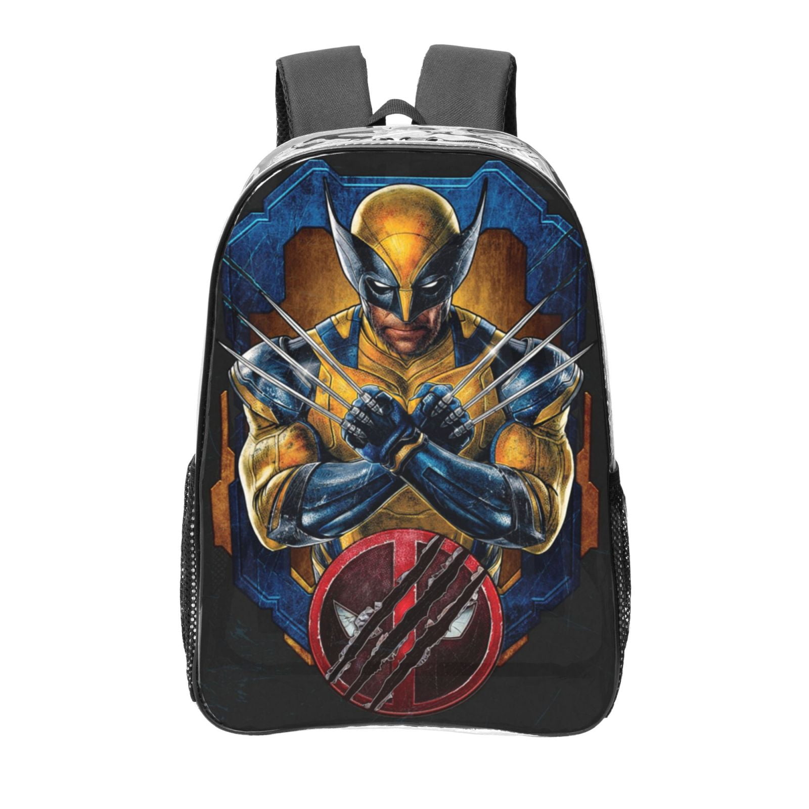 Deadpool & Wolverine Basics Transparent Backpack School See Through ...