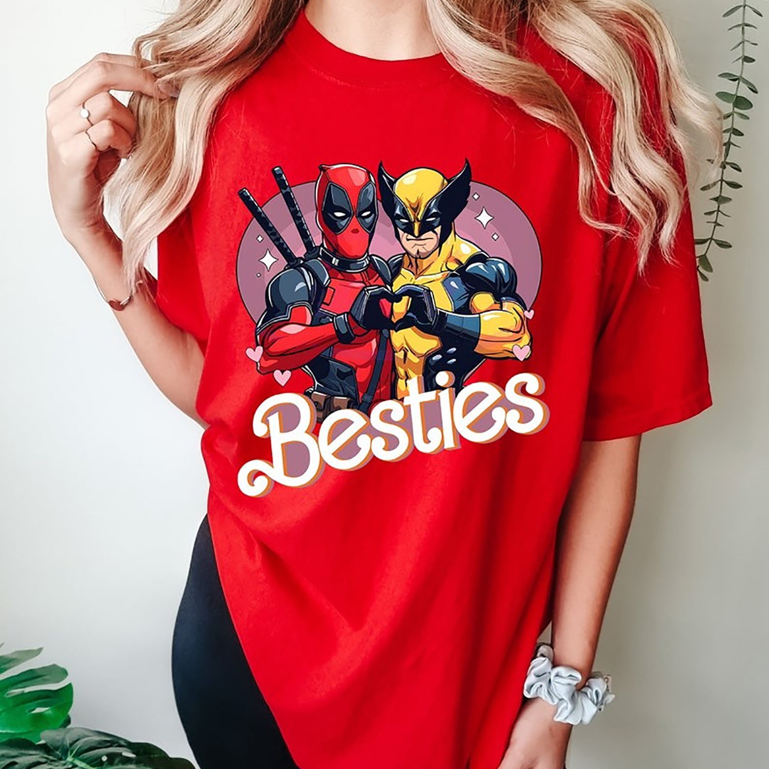 Deadpool Wolverine Besties Shirt, Cute Wolverine Deadpool Movie Tee ...