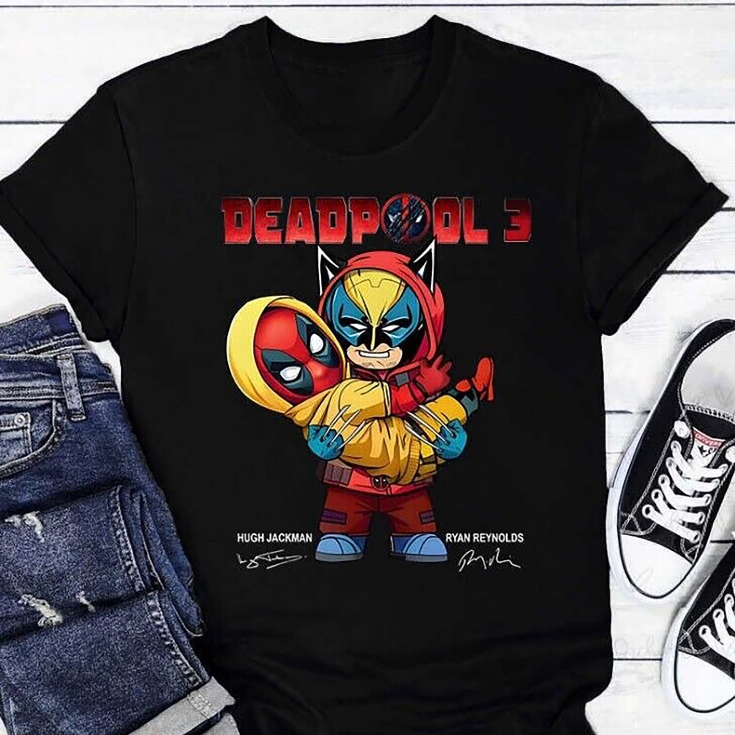 Deadpool Wolverine Besties Shirt, Movie 2024 Shirt - Walmart.com