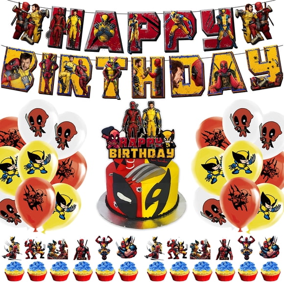 Deadpool Birthday Cake