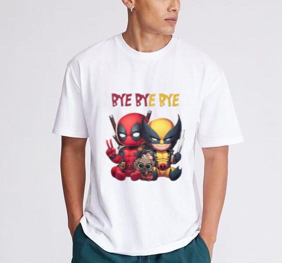 Deadpool Wolverine Bye Bye Bye Best Song For Hero T-Shirt-removebg ...