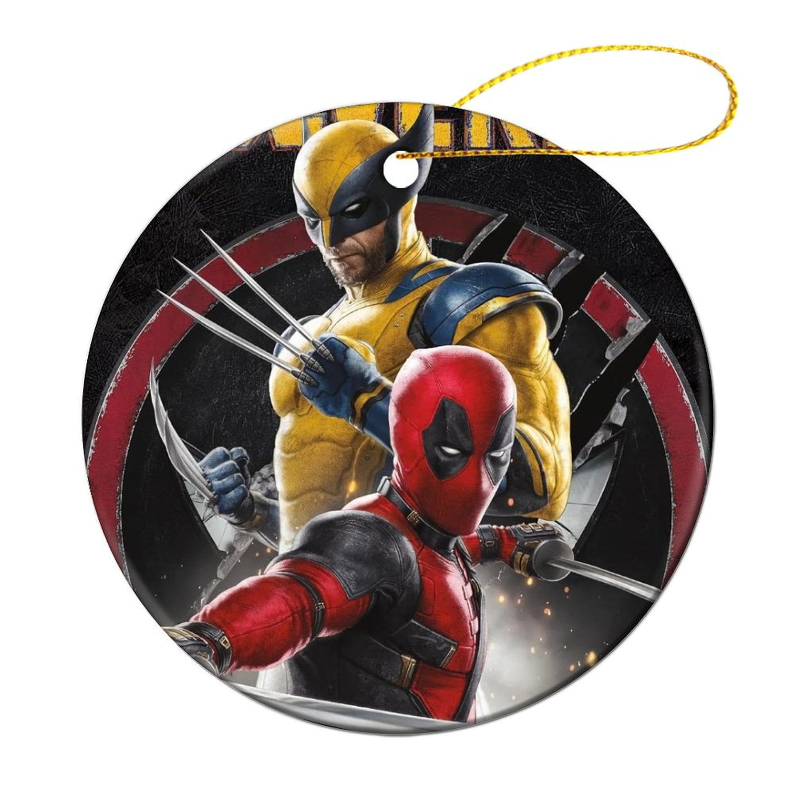 Deadpool & Wolverine Christmas Ornament,Farmhouse Christmas Tree ...