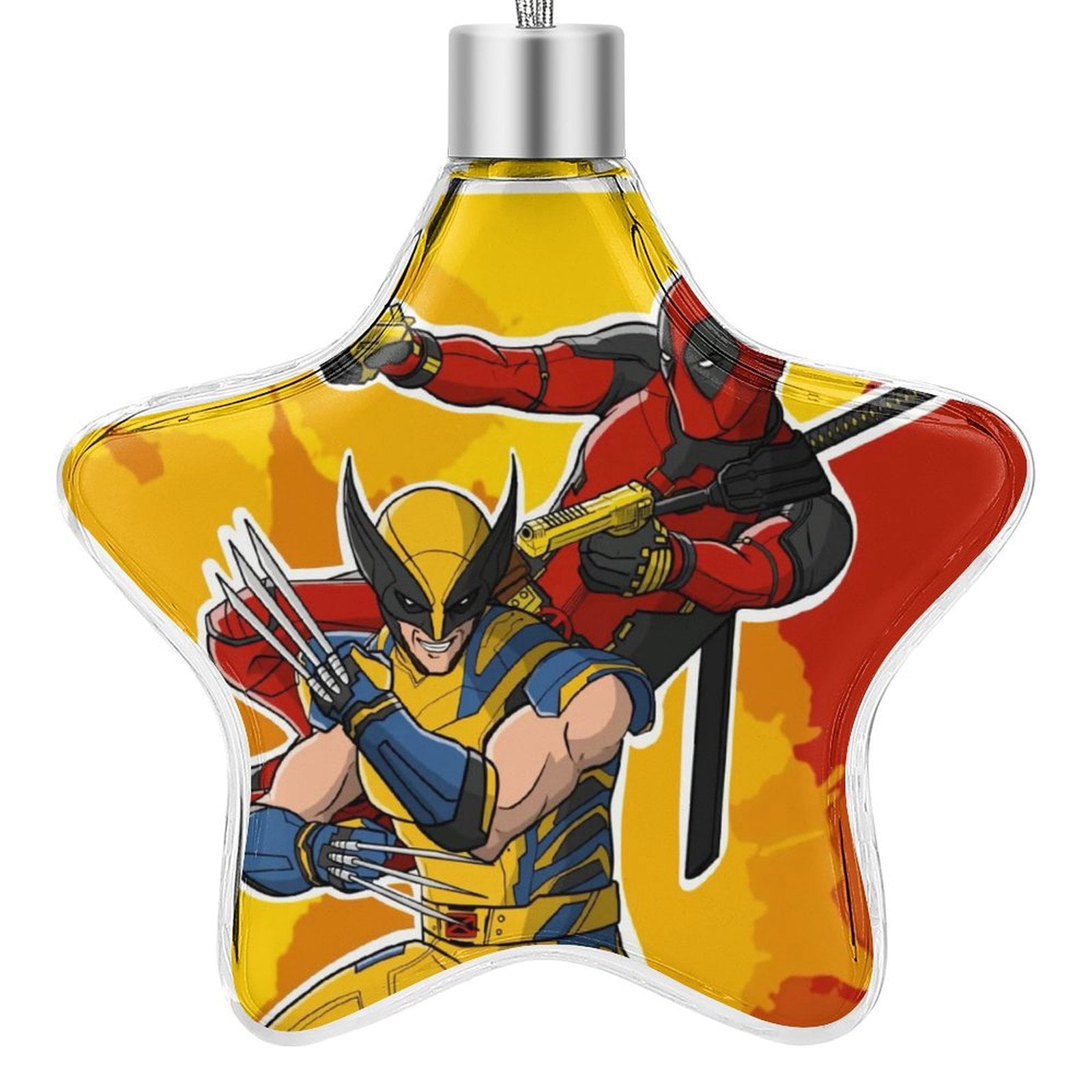 Deadpool & Wolverine Fan Art Christmas Decorations,Christmas Ornaments ...