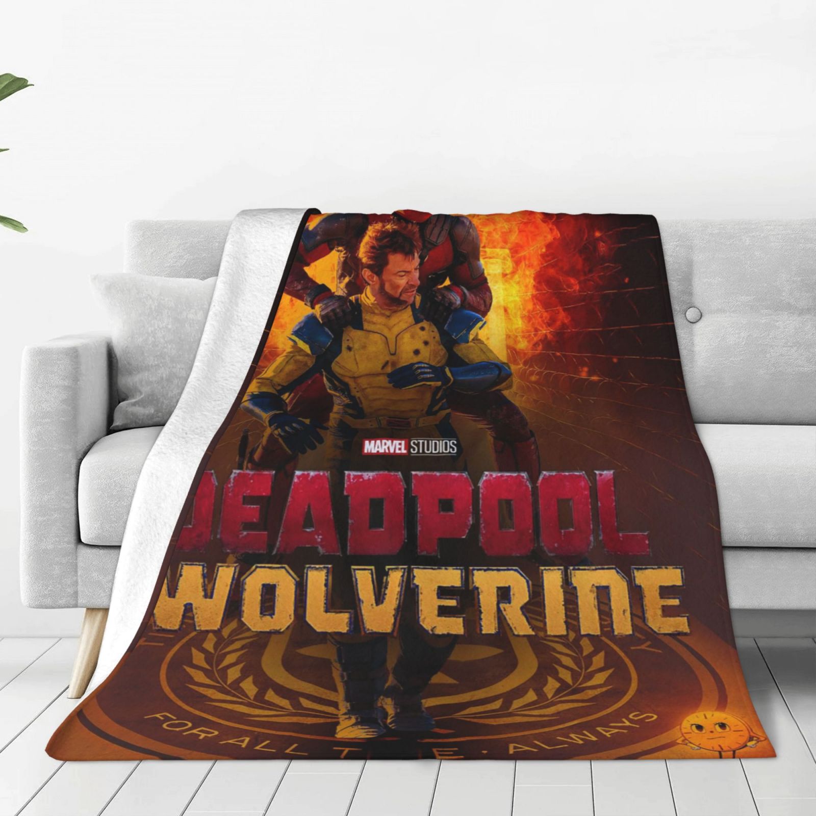 Deadpool & Wolverine Fleece Blanket Soft Cozy Throw Blanket 40"X30 ...