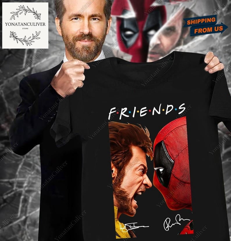 Deadpool Wolverine Friends Shirt, Wolverine Deadpool 3 Movie Shirt ...