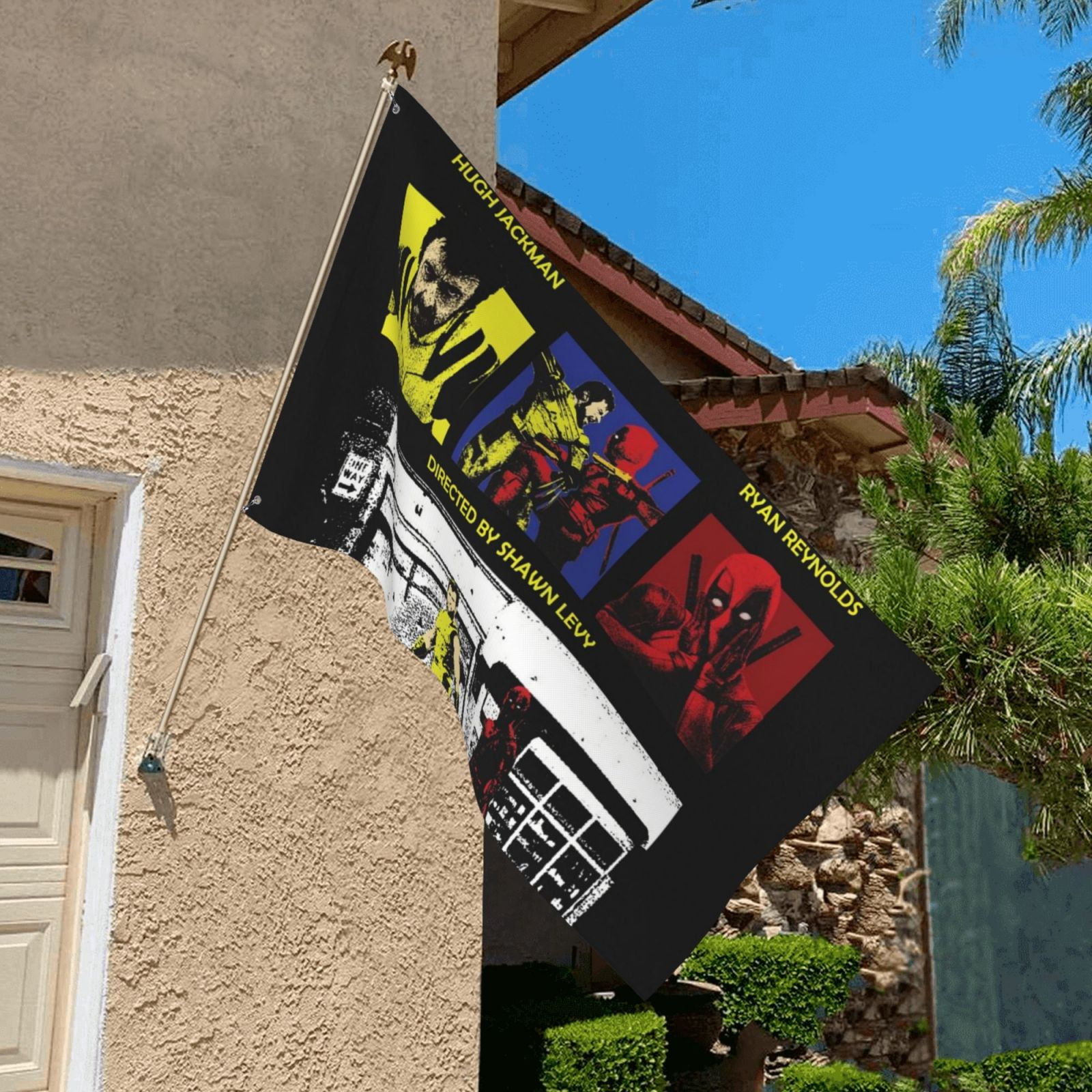 Deadpool Wolverine Garden Flag 3x5 Feet Indoor Decoration Flag Outdoor ...