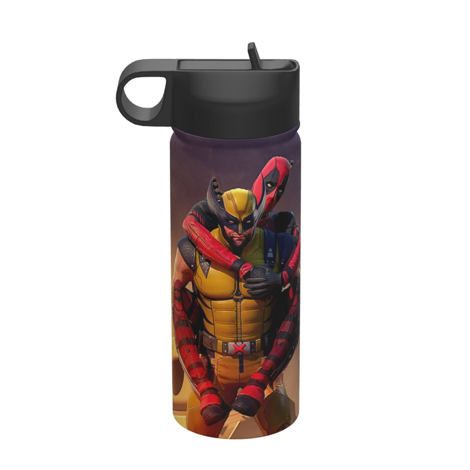 Deadpool & Wolverine Insulated Water Bottle, 18OZ Stainless Steel ...