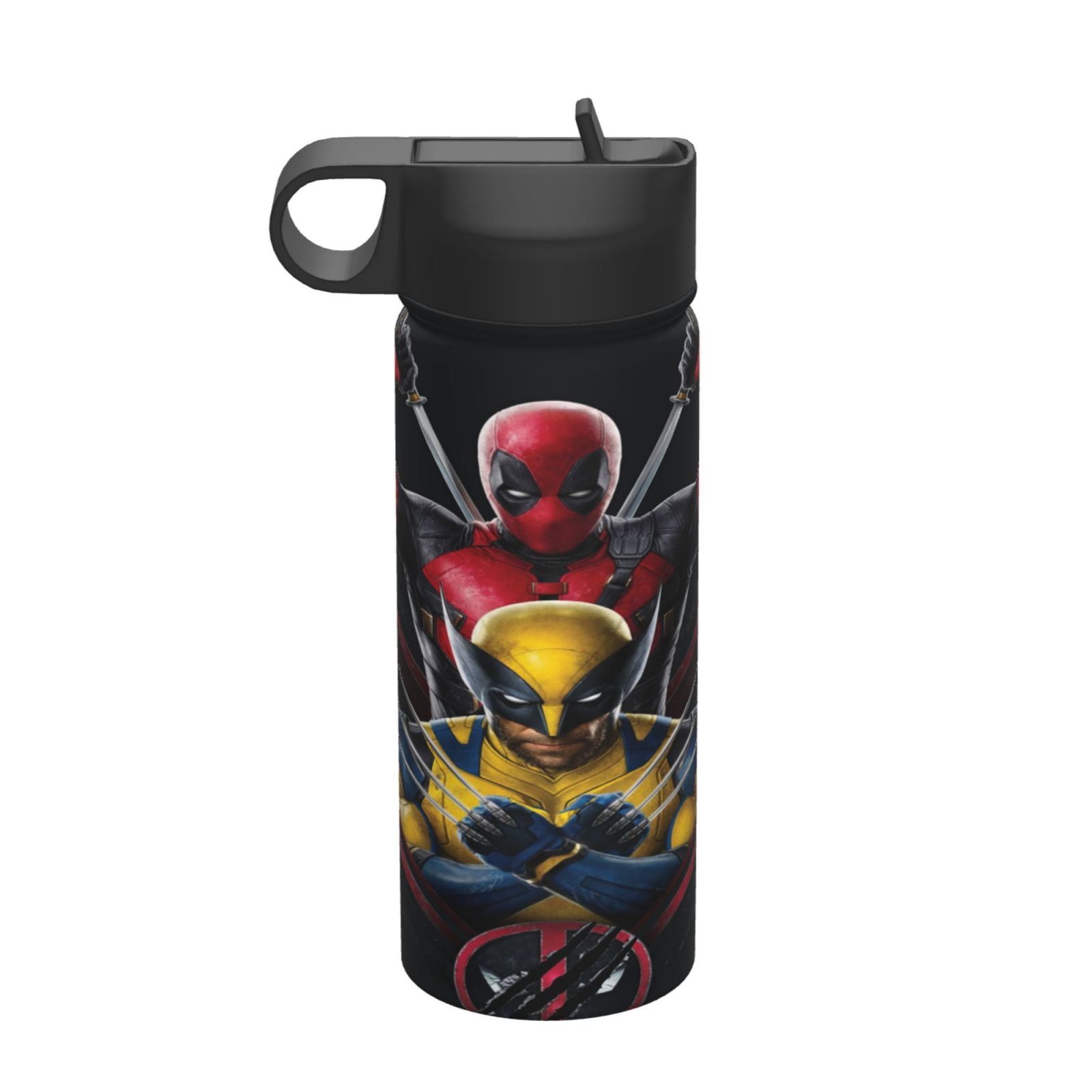 Deadpool & Wolverine Insulated Water Bottle, 18OZ Stainless Steel ...