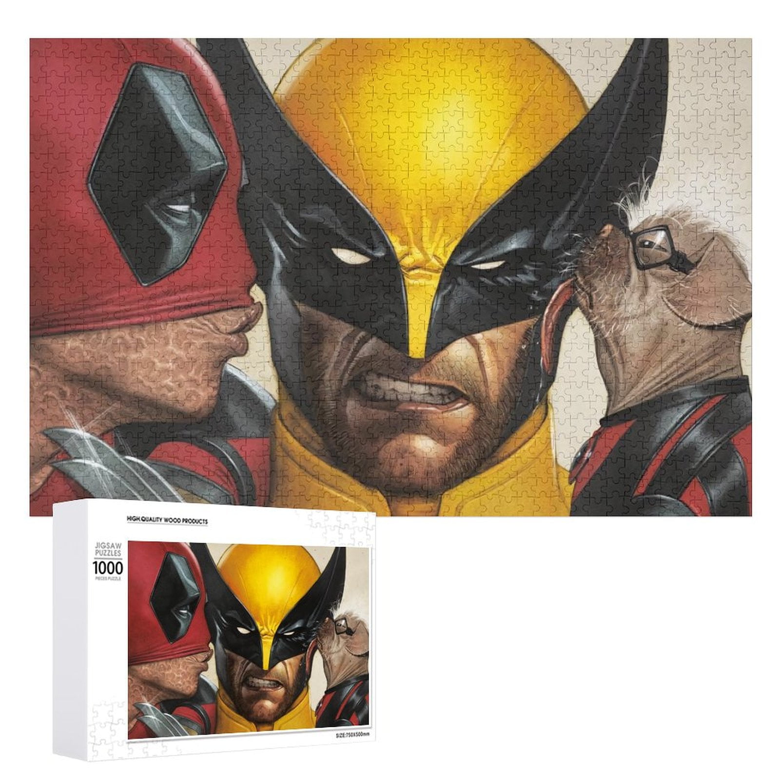 Deadpool And Wolverine Jigsaw Puzzles for Adults 1000 Pieces,Interlock ...