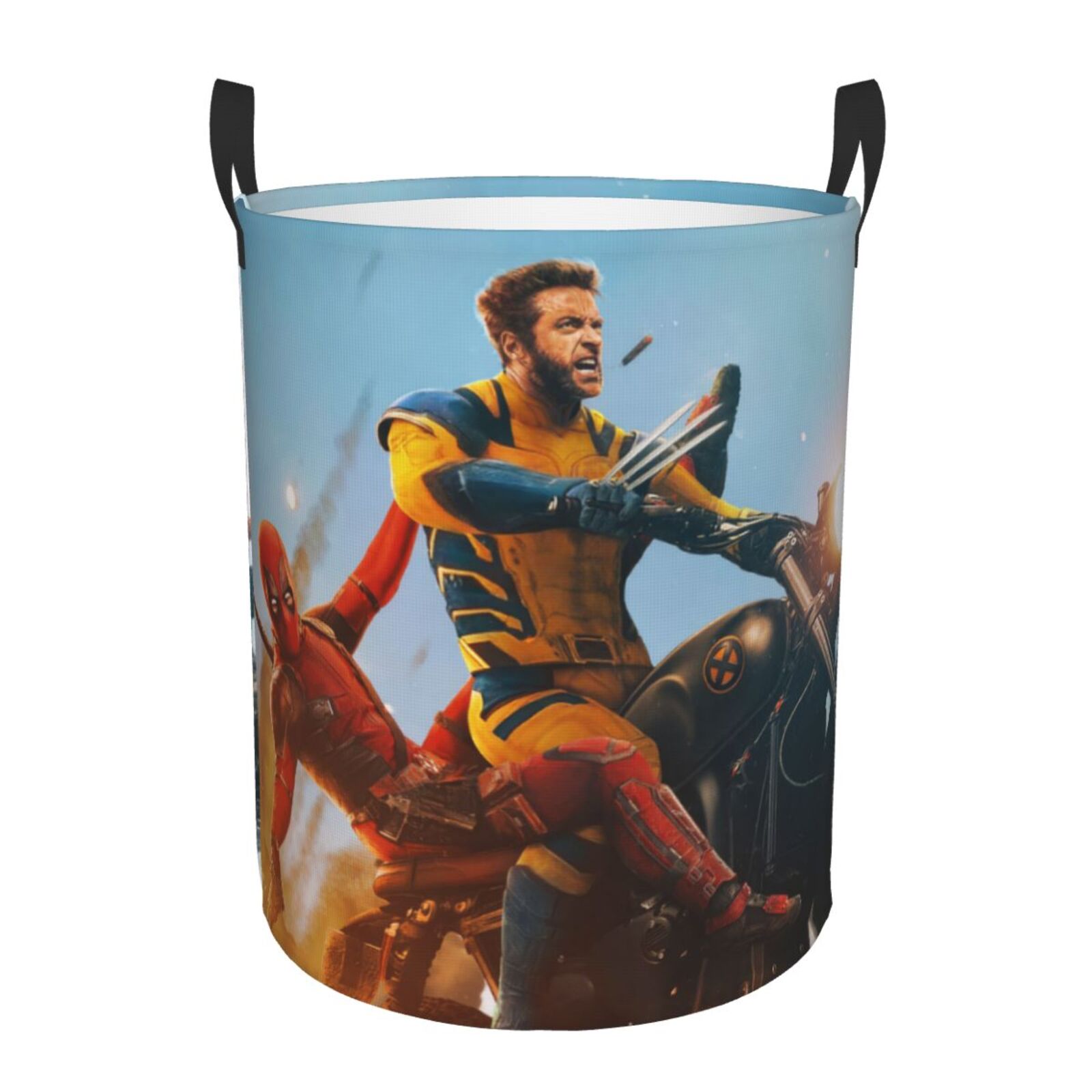 Deadpool & Wolverine Laundry Basket, Waterproof Laundry Hamper ...
