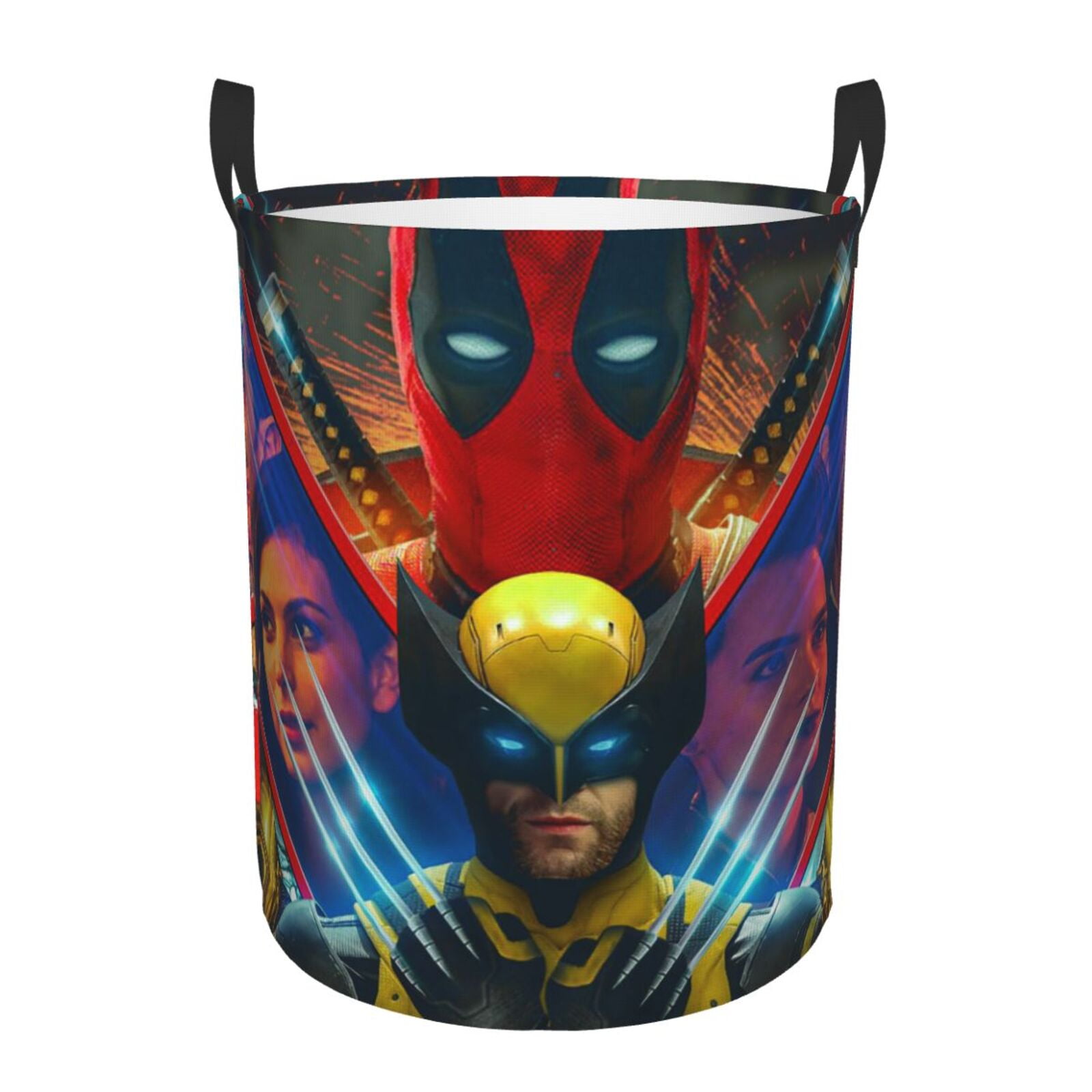 Deadpool & Wolverine Laundry Basket, Waterproof Laundry Hamper ...