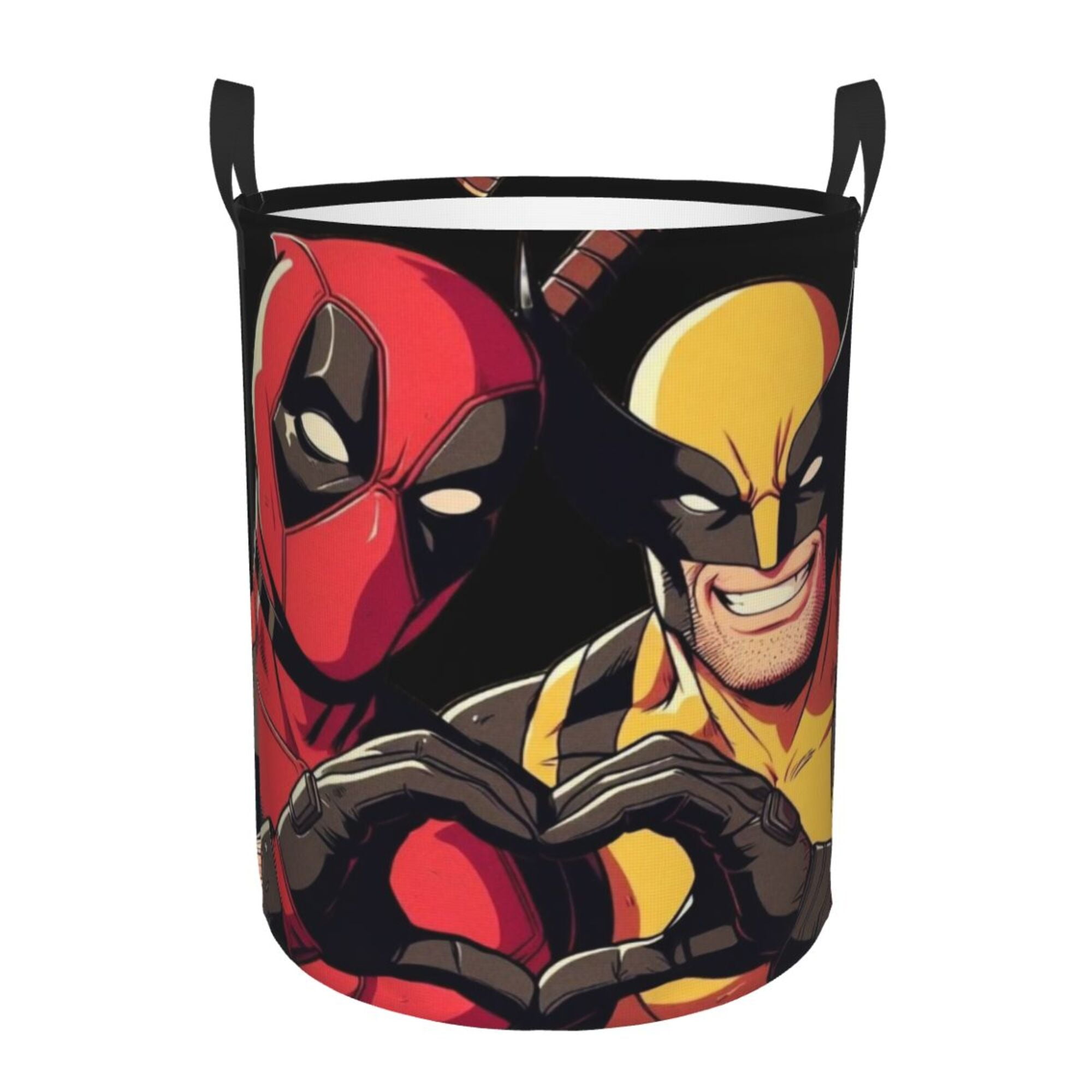 Deadpool Wolverine Laundry Hamper Basket, Waterproof Collapsible ...