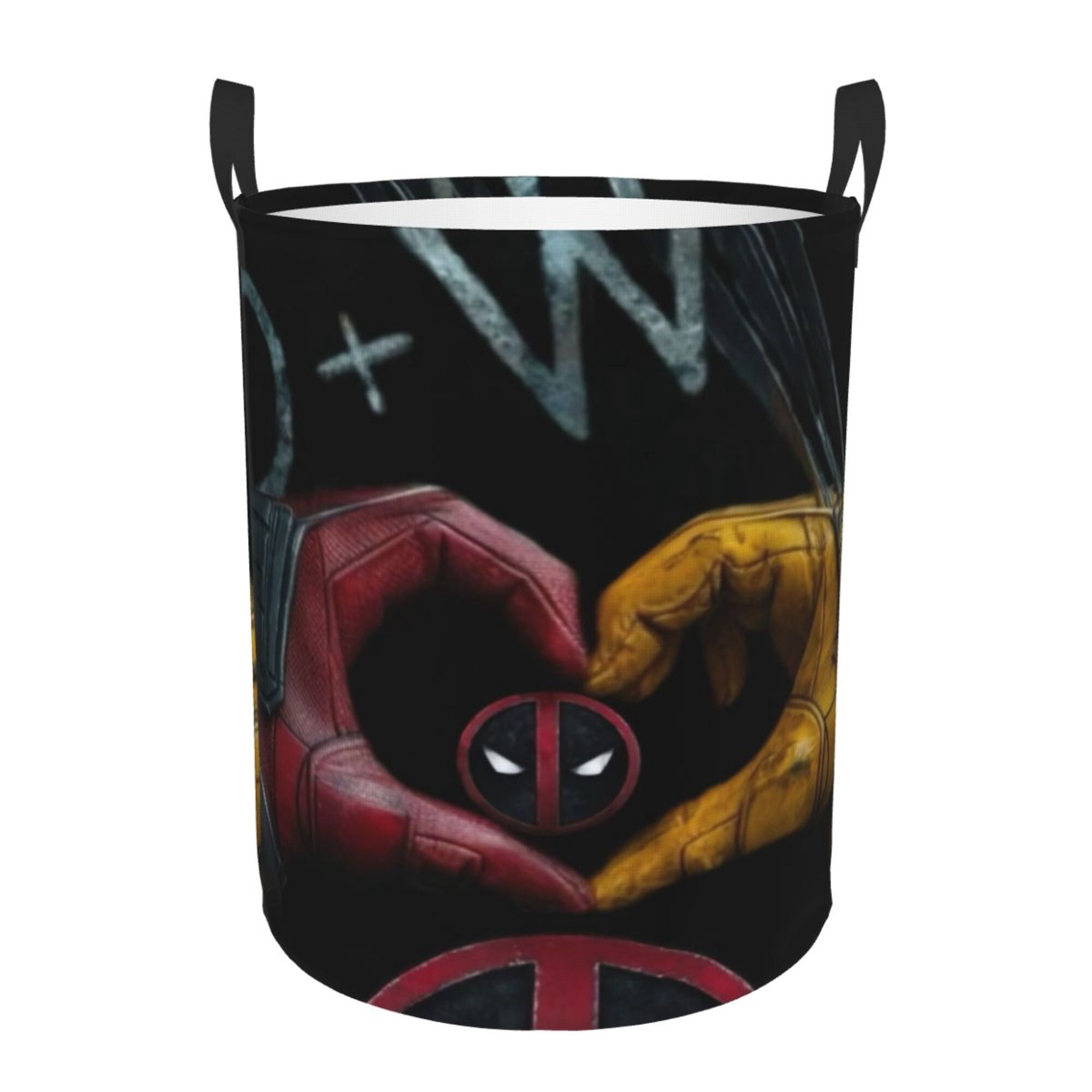 Deadpool Wolverine Laundry Hamper Basket, Waterproof Collapsible ...