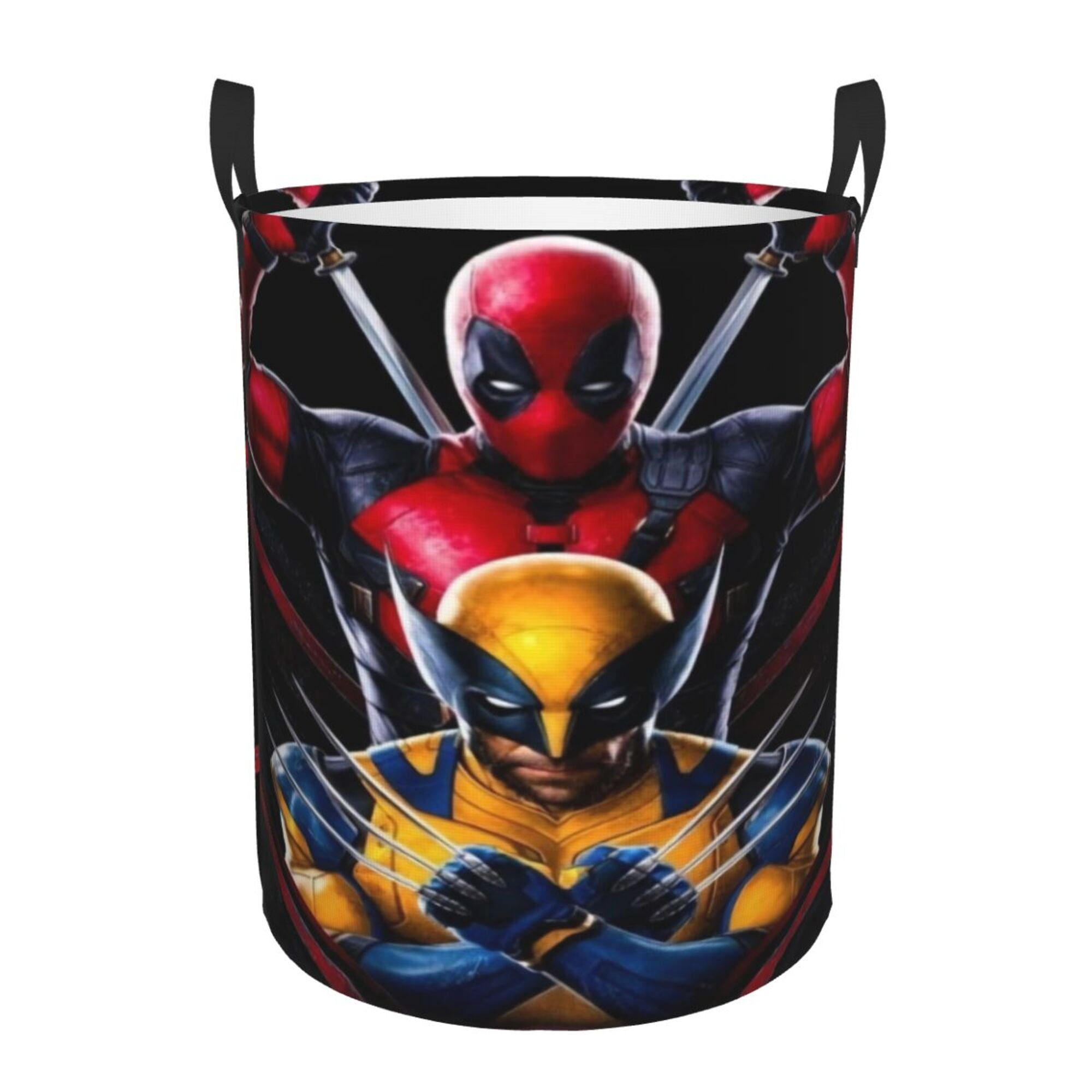 Deadpool Wolverine Laundry Hamper Basket, Waterproof Collapsible ...