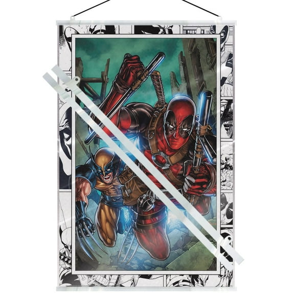 Deadpool & Wolverine - Marvel Comics Poster (Attack) (Size: 24" x 36 ...