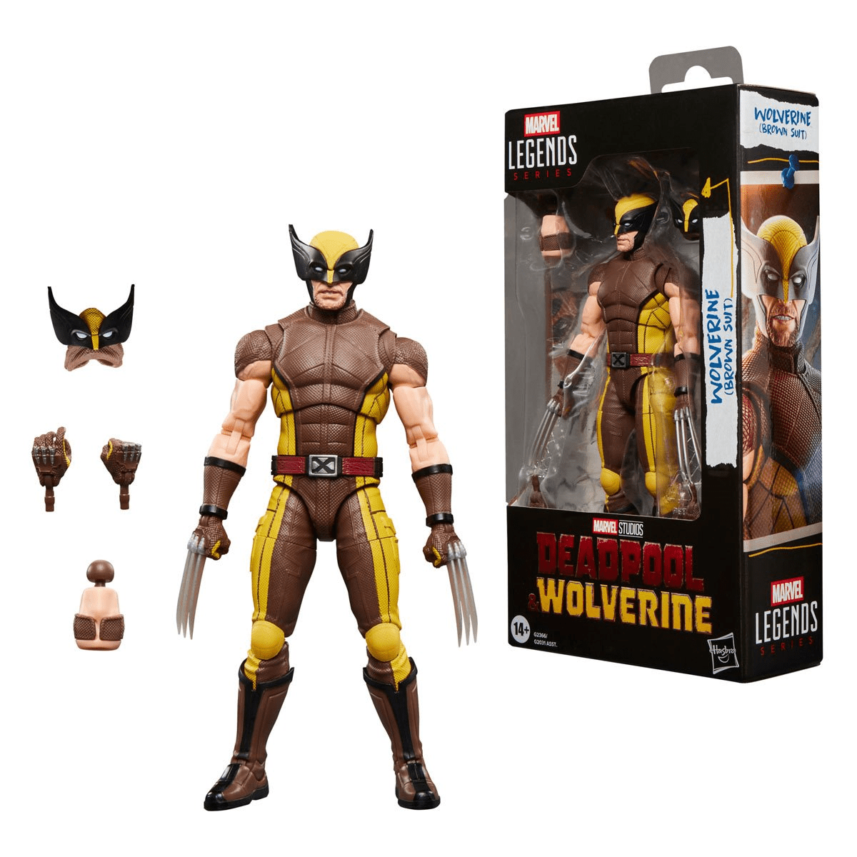 Deadpool & Wolverine Marvel Legends Wolverine (Brown Suit) 6-Inch ...