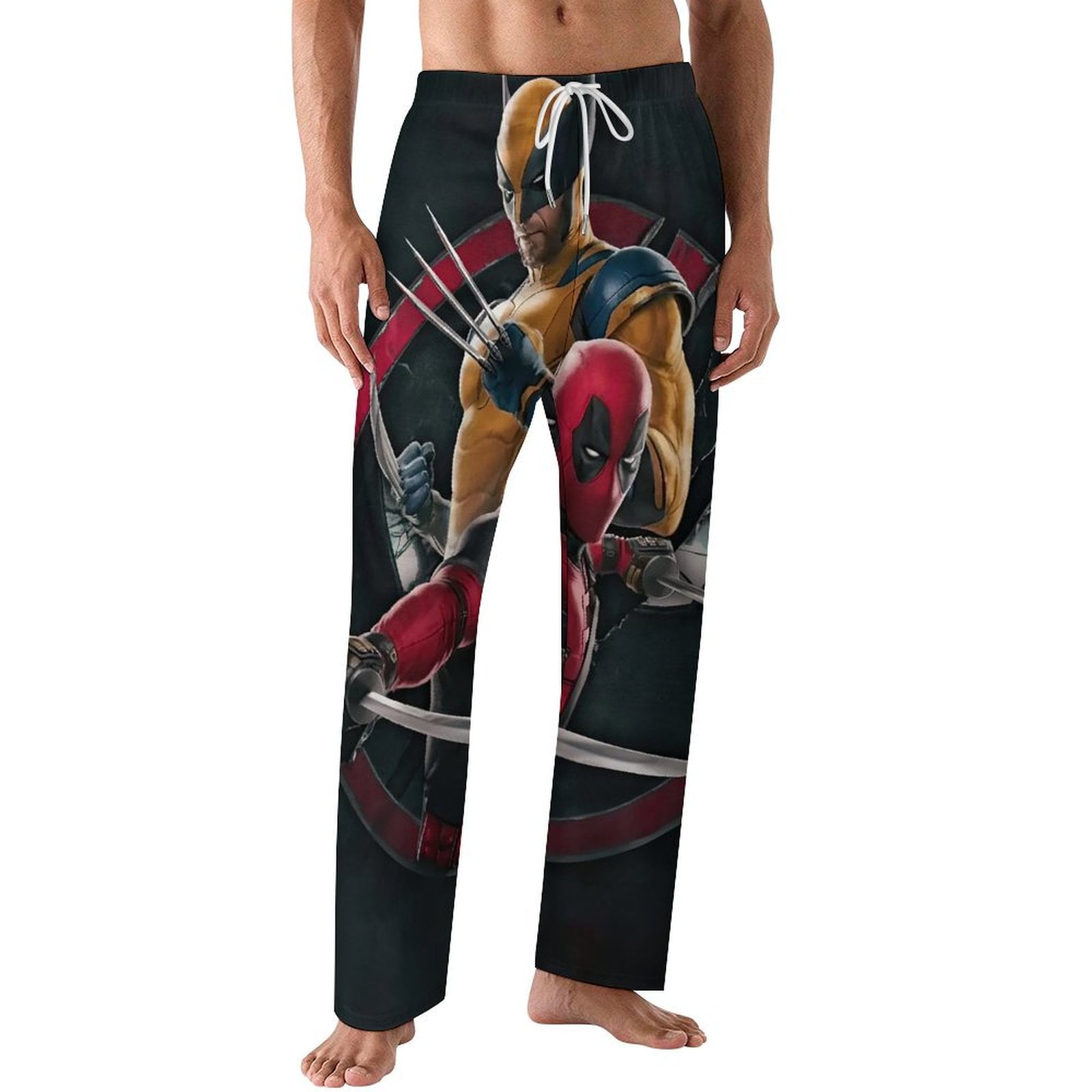 Deadpool & Wolverine Men Pajama Pants Bottoms Lounge Pants Elastic ...