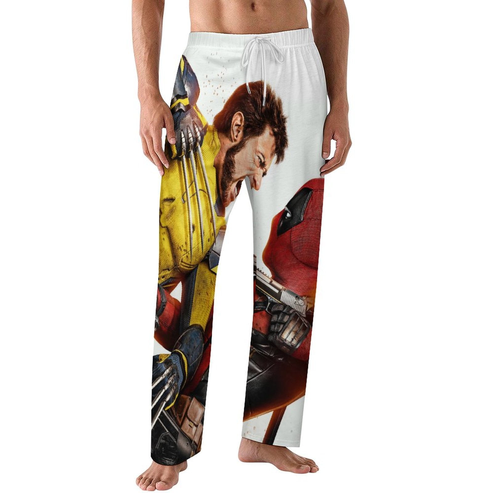 Deadpool & Wolverine Men Pajama Pants Bottoms Lounge Pants Elastic ...