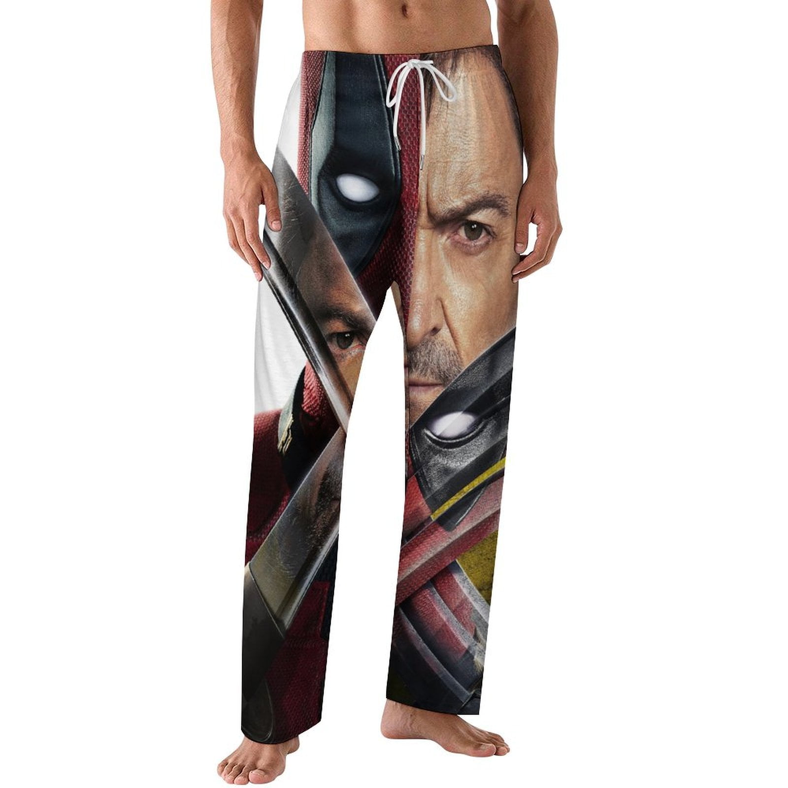 Deadpool & Wolverine Men Pajama Pants Bottoms Lounge Pants Elastic ...