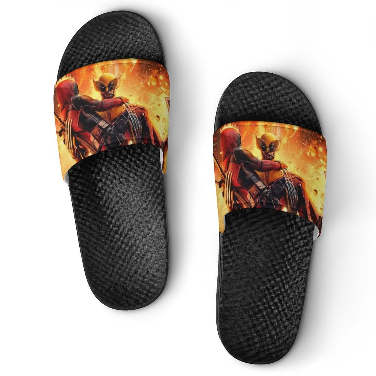 Deadpool & Wolverine Mens Slippers,Slippers for Men,Men's Slippers,Non ...