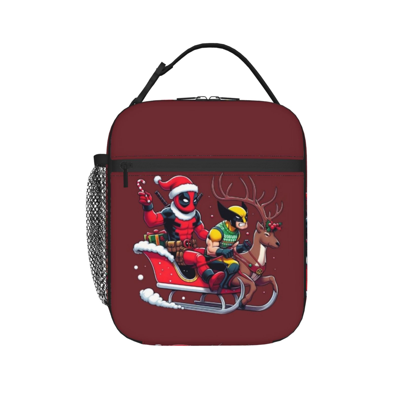 Deadpool And Wolverine Merry Christmas Lunch Box,Lunch Box for Men ...