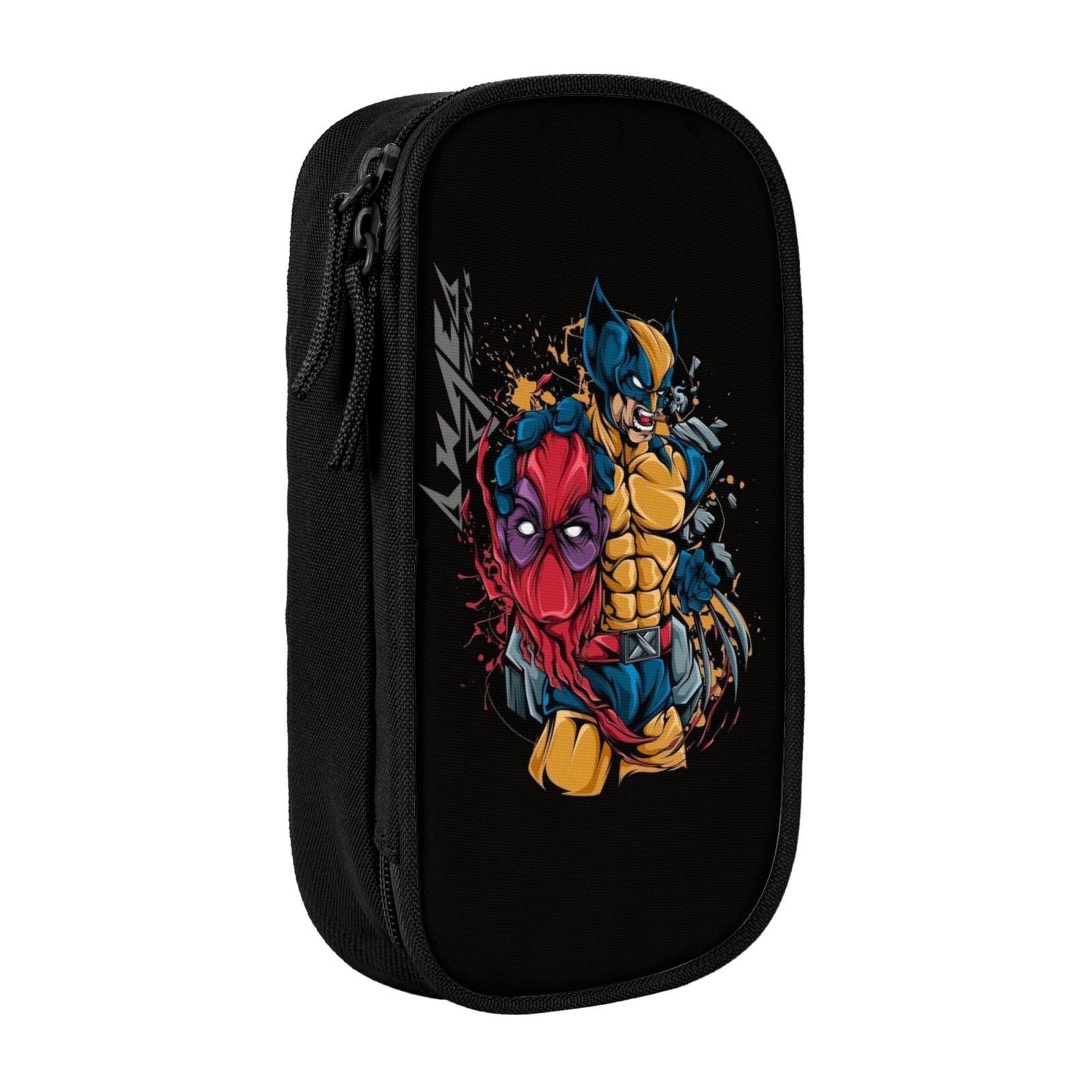 Deadpool & Wolverine Pencil Case,Big Capacity Pencil Pouch Stationery ...