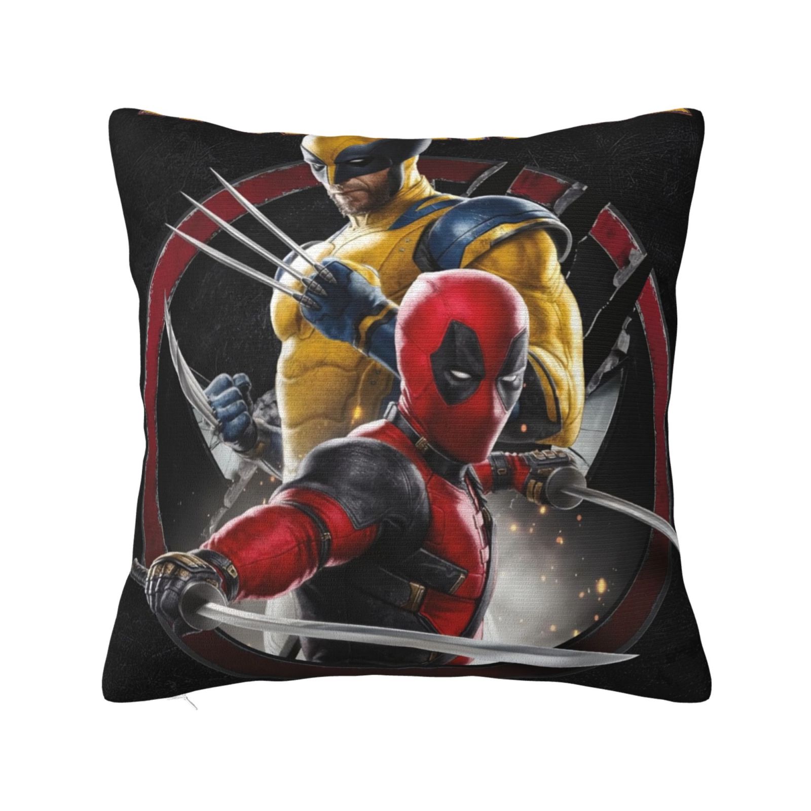 Deadpool & Wolverine Pillow Covers 16x16 Inch,Soft Throw Pillow Covers ...