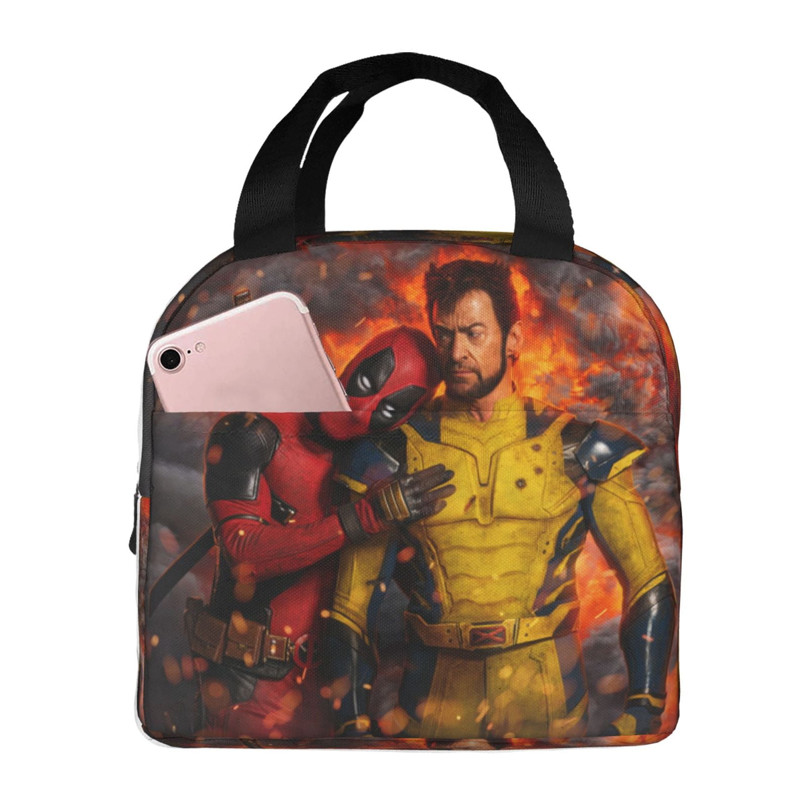 Deadpool & Wolverine Portable Lunch Bag, Insulated Lunch Box, Reusable ...