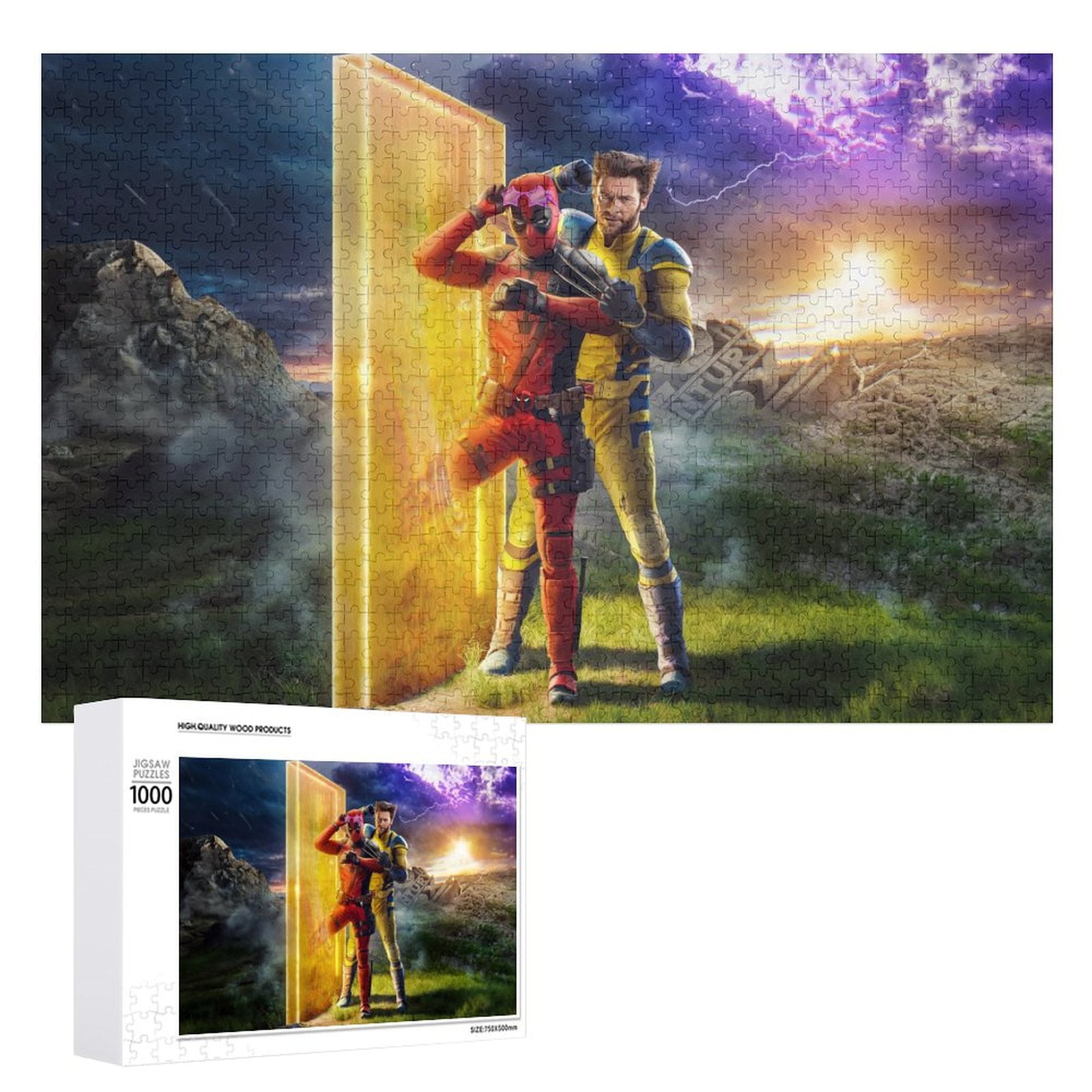 Deadpool & Wolverine Puzzle For Adults & Kids - 1000 PCS Jigsaw Puzzle ...