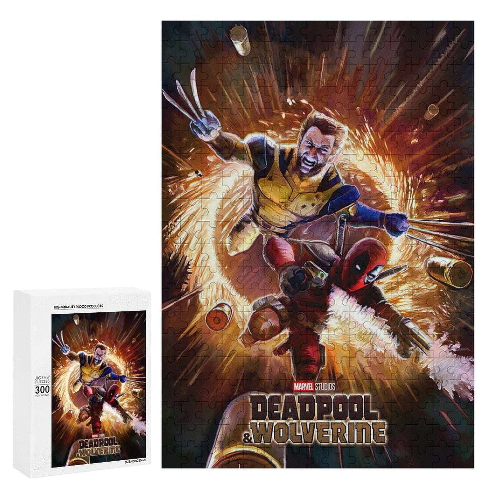 Deadpool & Wolverine Puzzle For Boys Girls Puzzle Enthusiasts, 300 PCS ...